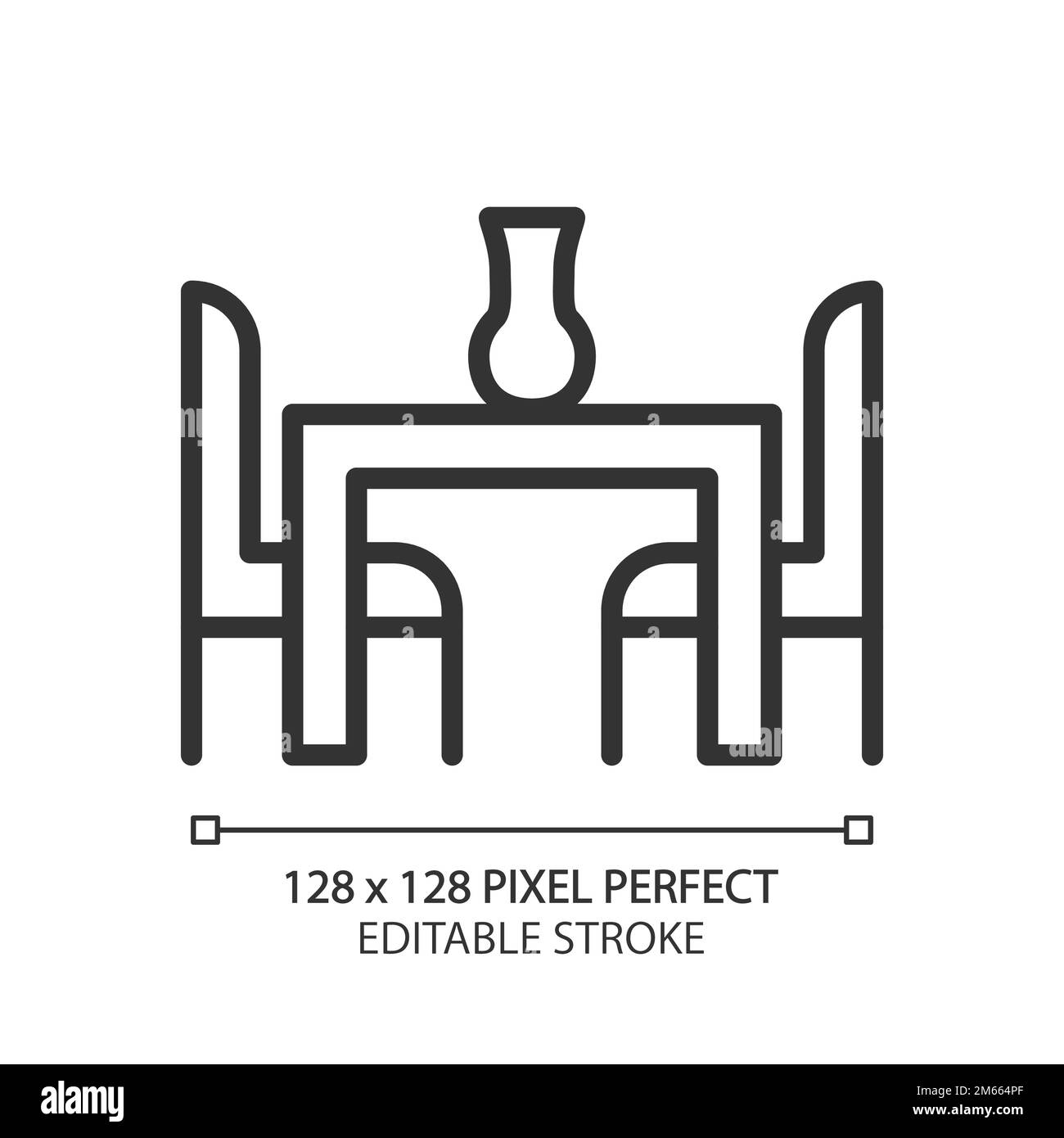 Dining room set pixel perfect linear icon Stock Vector Image & Art - Alamy Dining room set pixel perfect linear icon Stock Vector Image & Art - Alamy