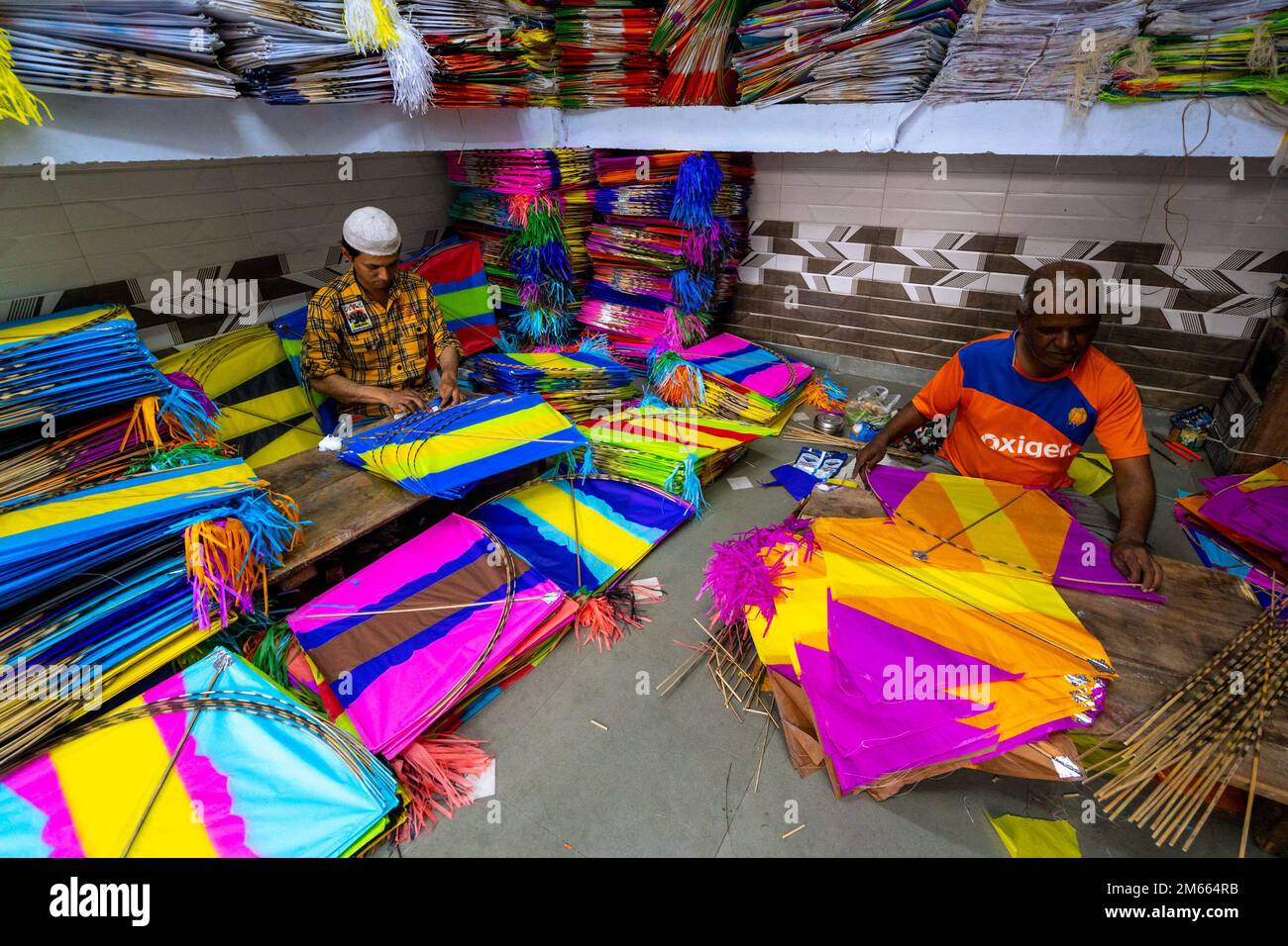 Ahmedabad, Gujarat, India. 2nd Jan, 2023. Artisans mostly from Muslim ...