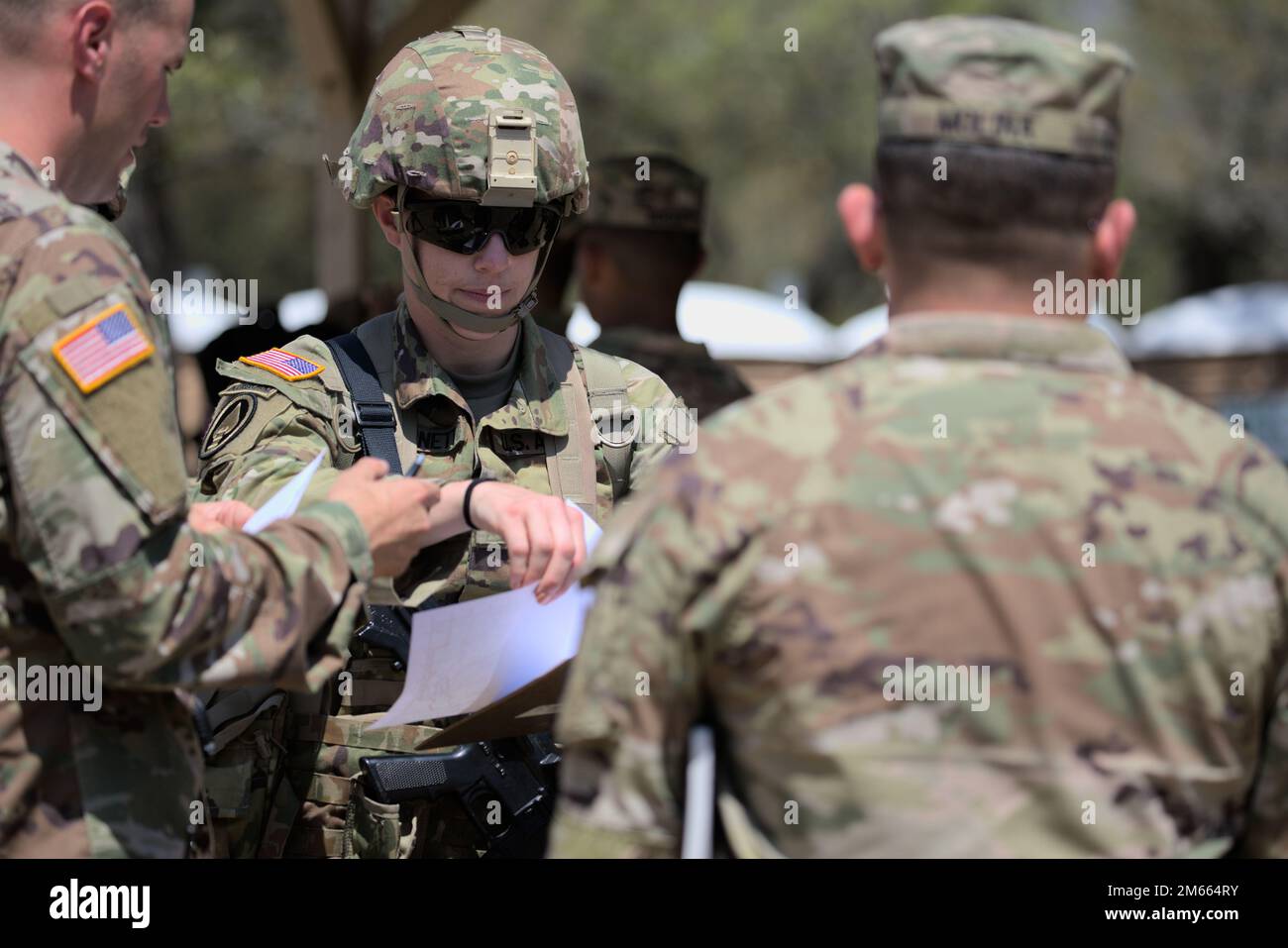 Staff Sgt. Heather Stinnett, Soldier with 338th Military Intelligence ...