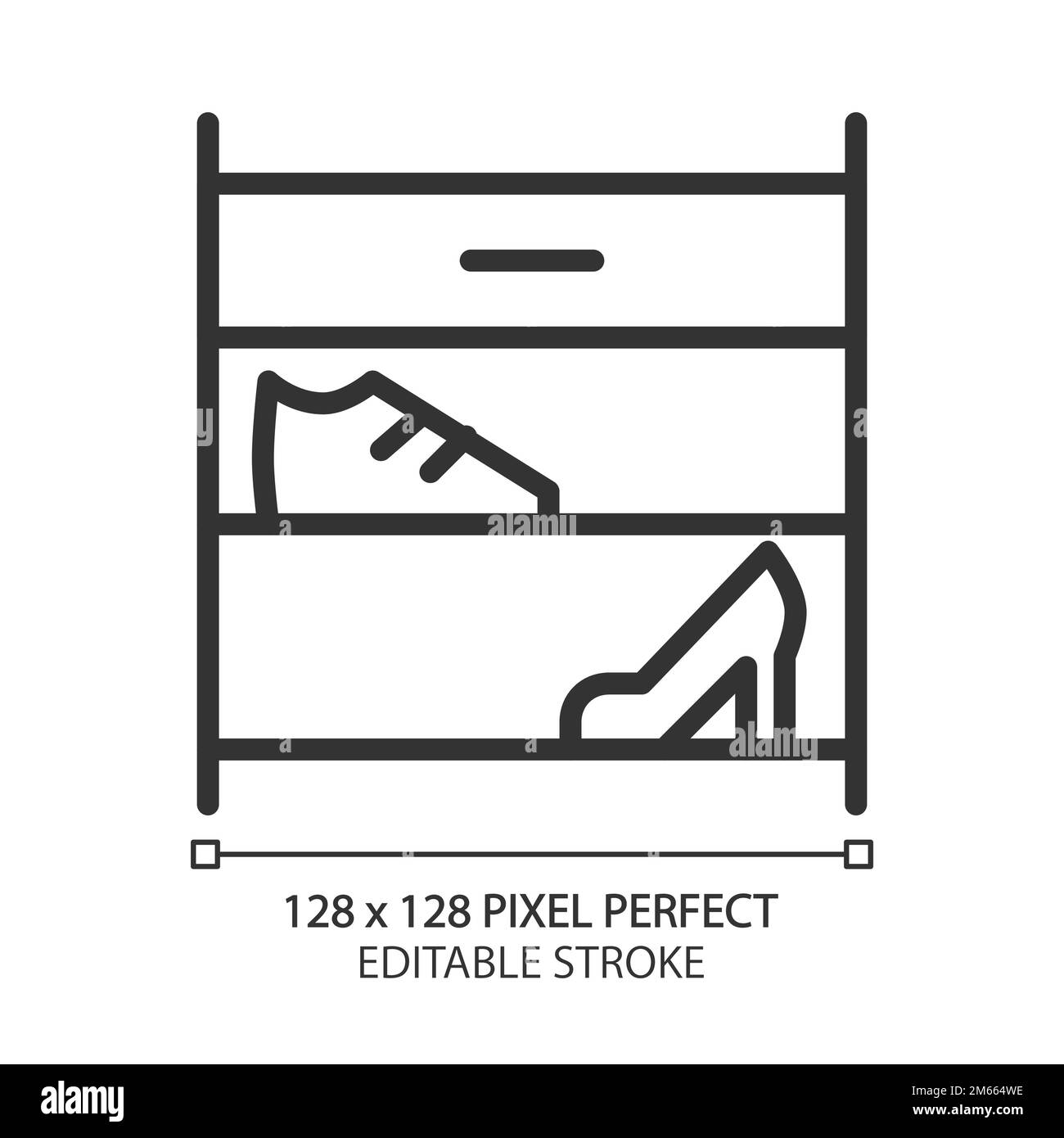 Shoe rack Black and White Stock Photos & Images - Alamy