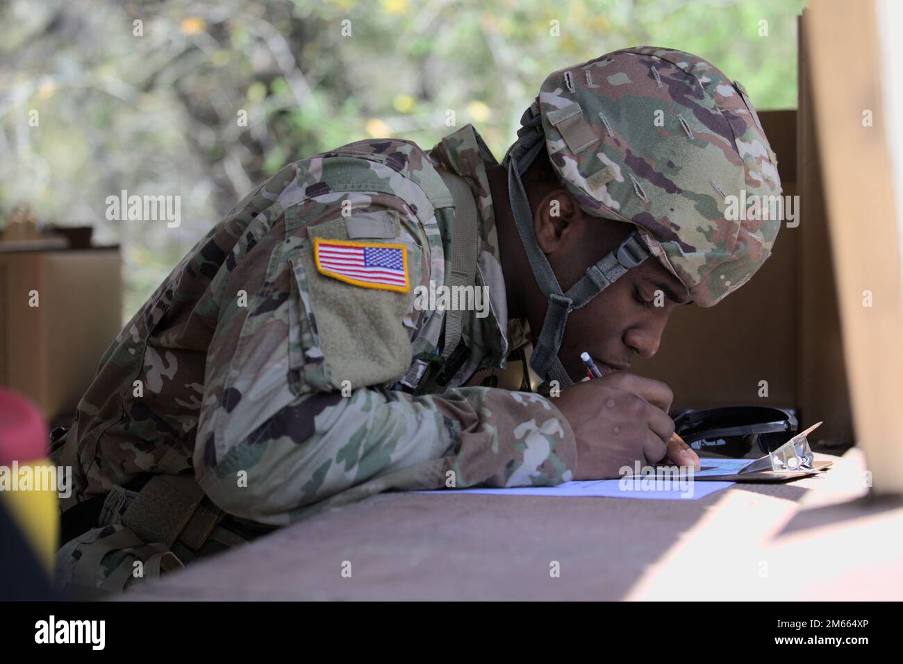Spc. Telefer Agard, soldier with 203rd Military Intelligence Battalion ...