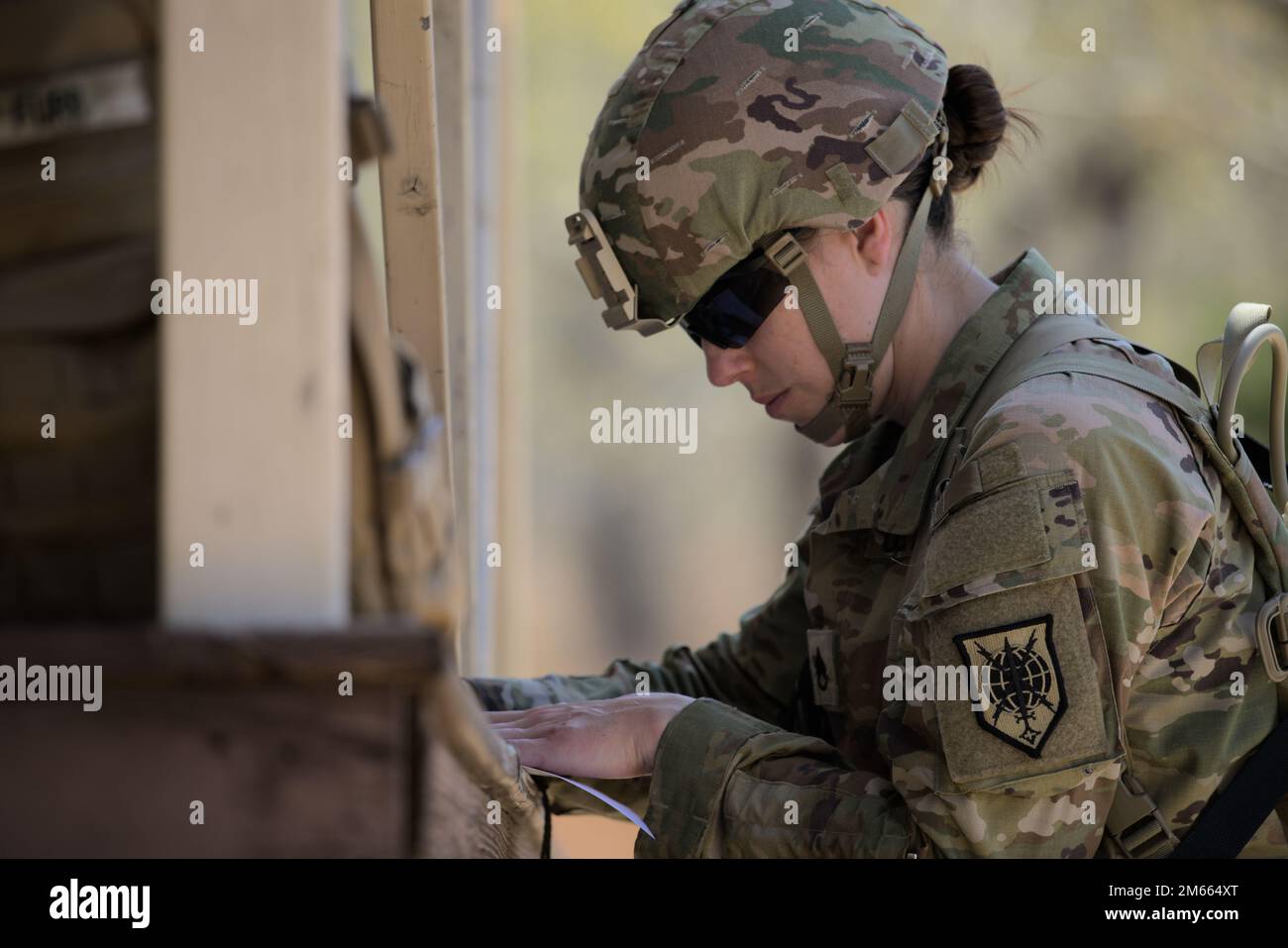 Staff Sgt. Heather Stinnett, Soldier with 338th Military Intelligence ...