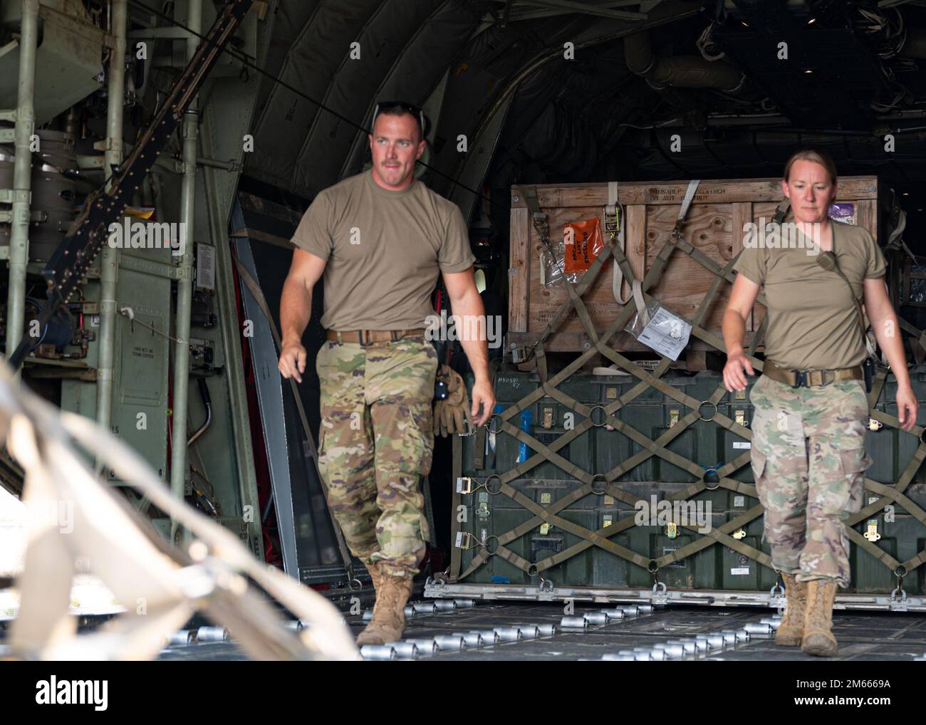 U.S. Air Force Master Sgt. Cody Novak and Staff Sgt. Jack Darling ...
