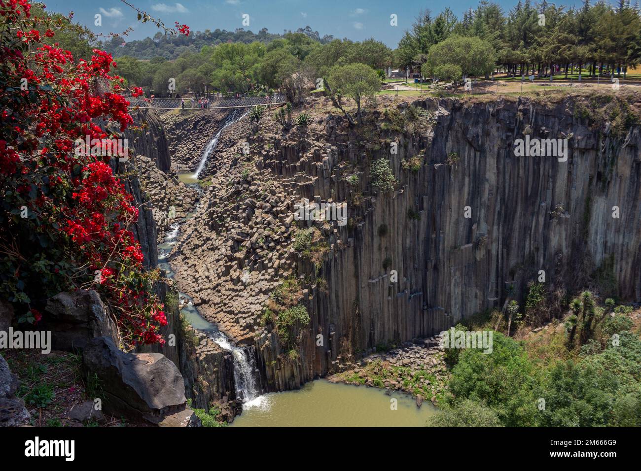 Basalt prisms at santa maria regla hi-res stock photography and images ...