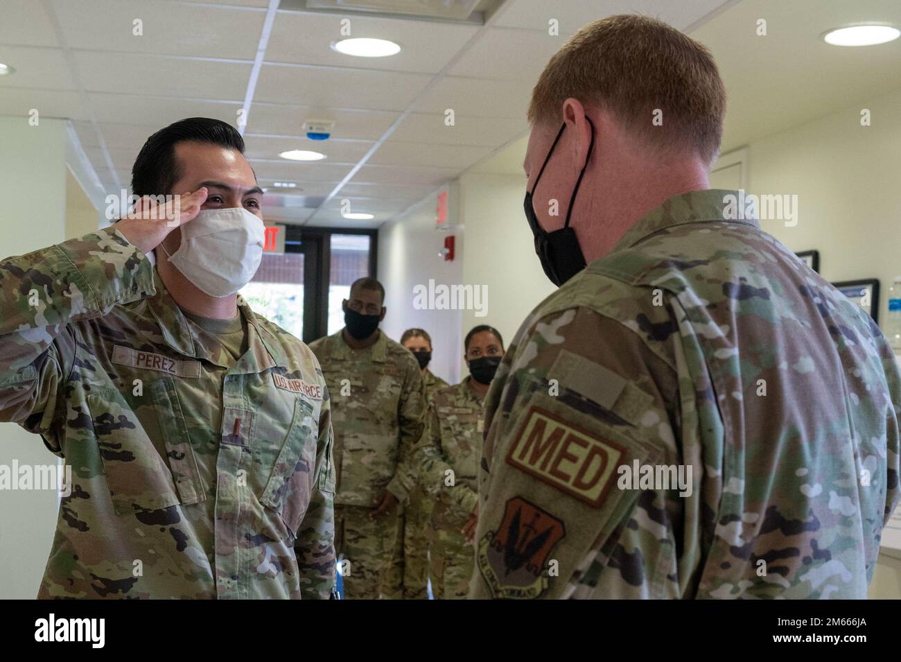 2nd Lt. Adrian Perez, 4th Medical Group medical readiness flight ...