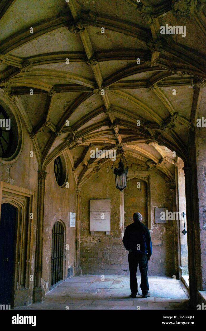Corridors of Christ Church in Oxford, England Stock Photo - Alamy