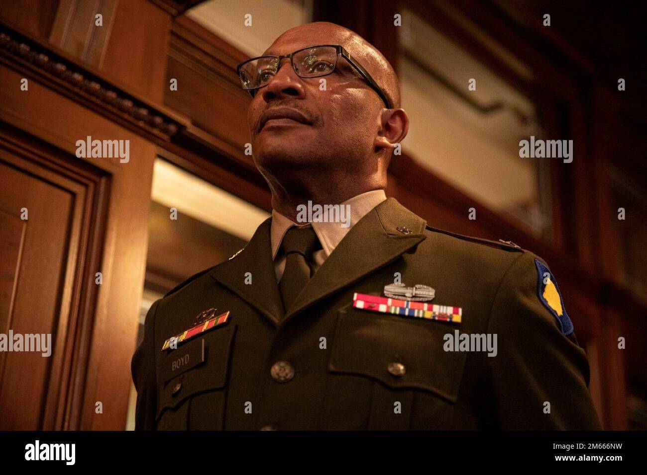 Brig. Gen. Rodney Boyd, Assistant Adjutant General for the Illinois ...