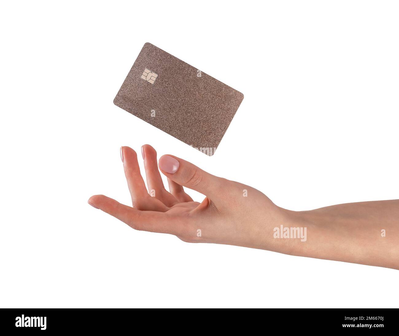 Hand palm up store Cut Out Stock Images & Pictures - Alamy