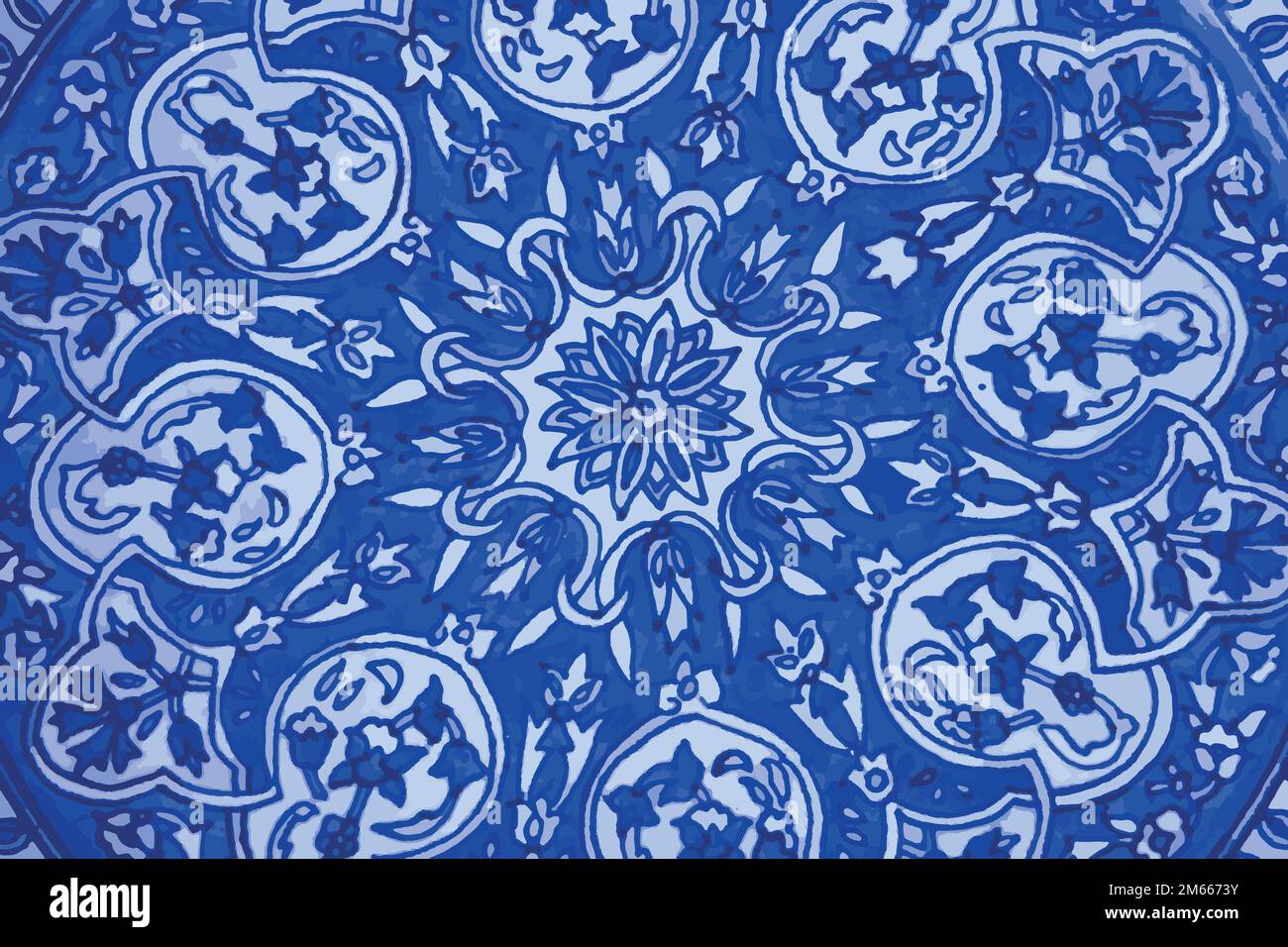 Ceramic pattern. Universal design. Vector seamless pattern. Abstract ...