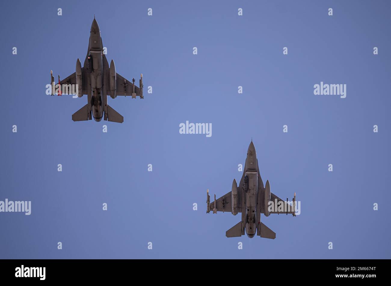 Two F-16s from the 301st Fighter Squadron, Naval Air Station Fort Worth ...