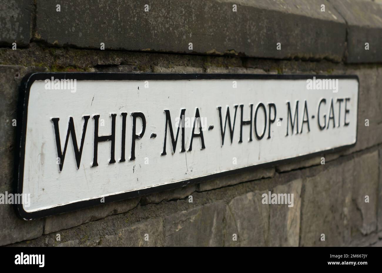 Whip Ma Whop Ma Gate Stock Photo - Alamy