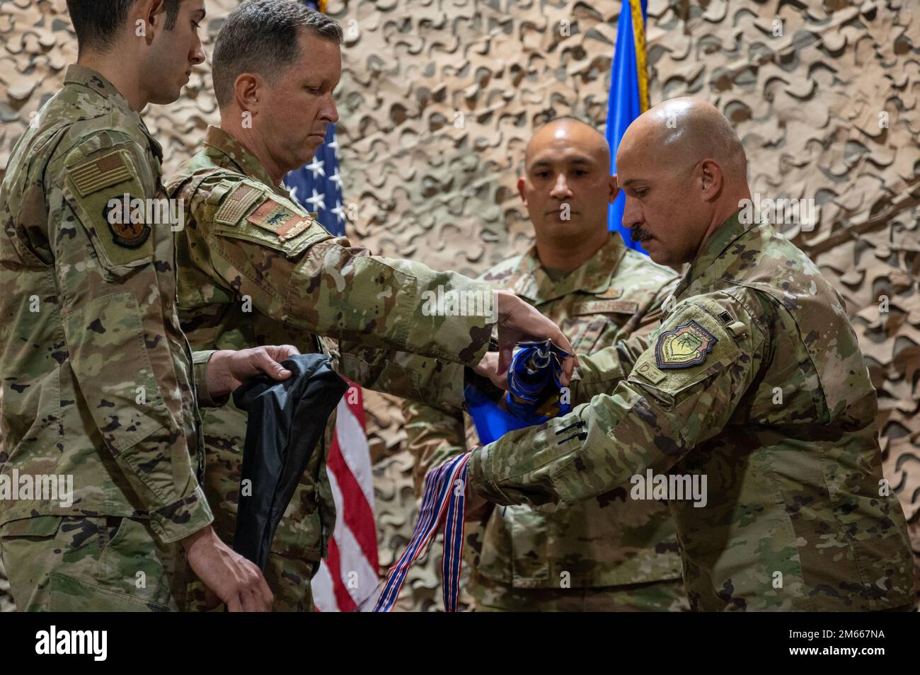 U.S. Air Force Brig. Gen. Christopher Sage, 332d Air Expeditionary Wing ...