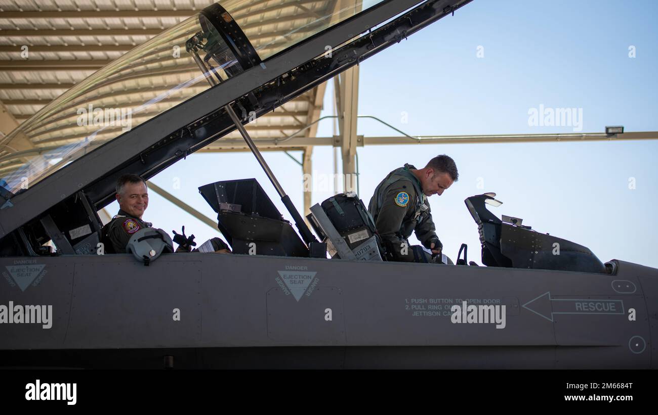 U.S. Air Force Maj. Gen. Craig Wills, 19th Air Force commander, and U.S ...