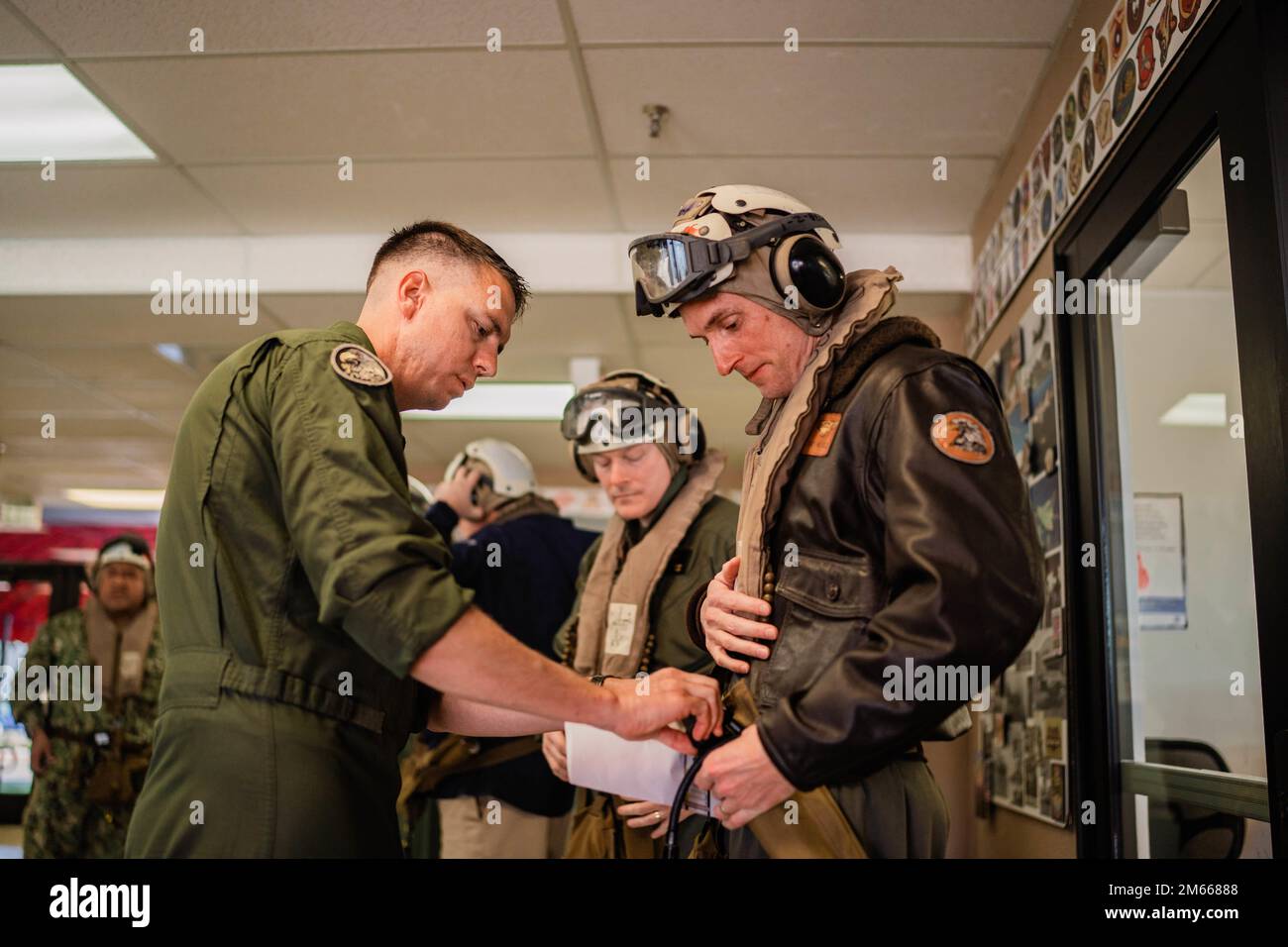 Distinguished visitors from the Office of the Secretary of Defense ...