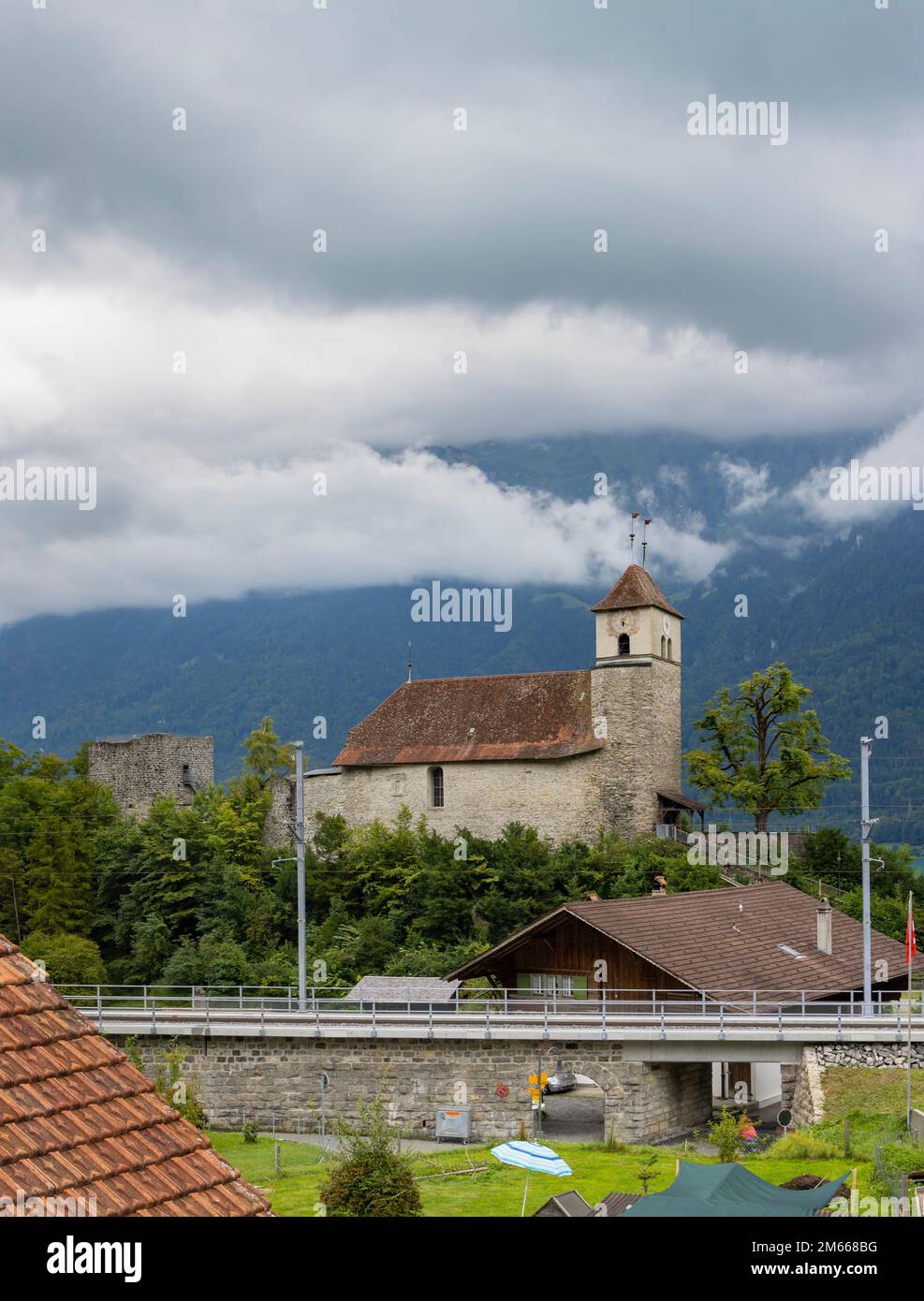 church in Ringgenberg near Interlaken, Switzerland Stock Photo - Alamy