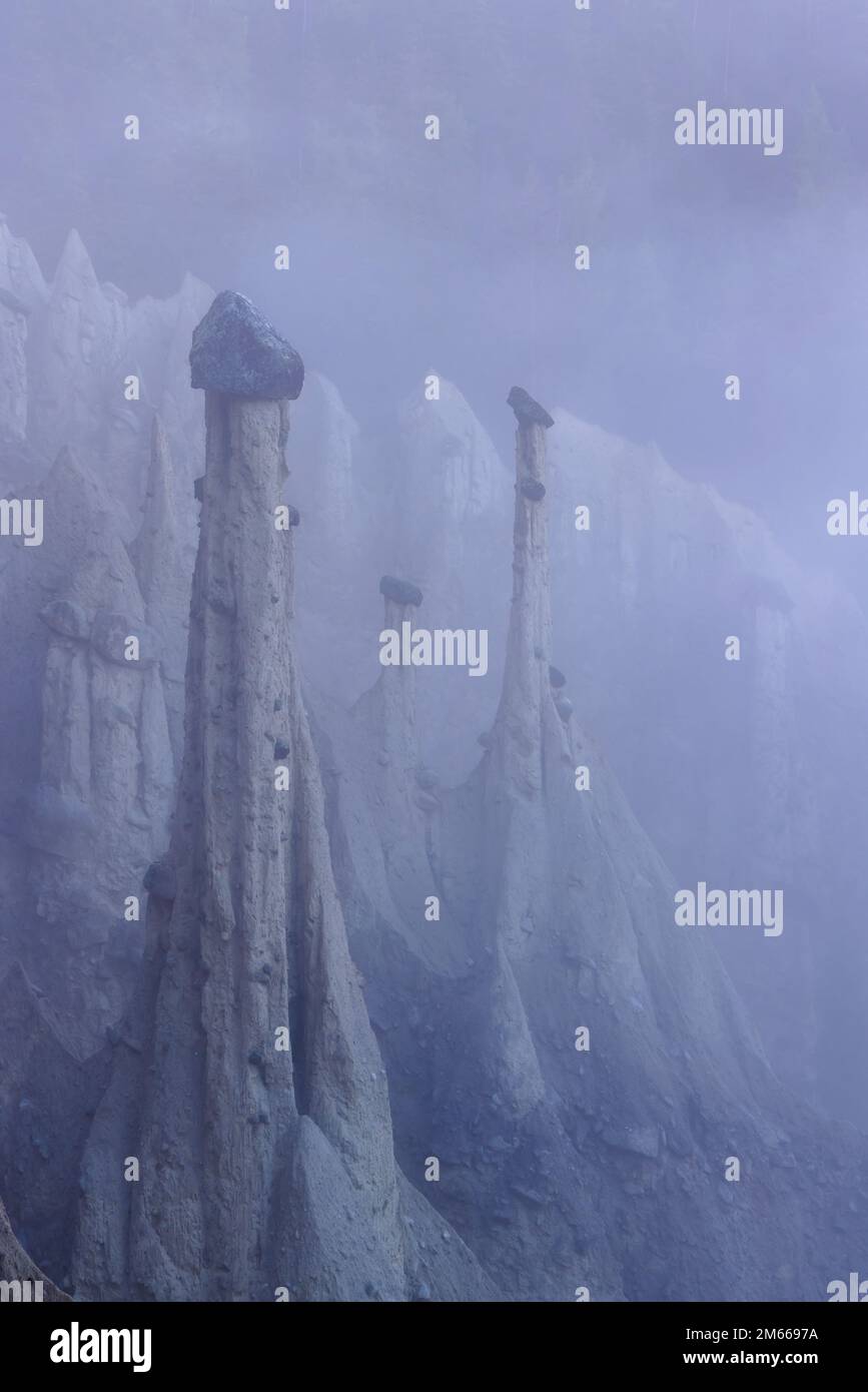 Earth pyramids of Platten (Erdpyramiden - Piramidi di Plata) near ...