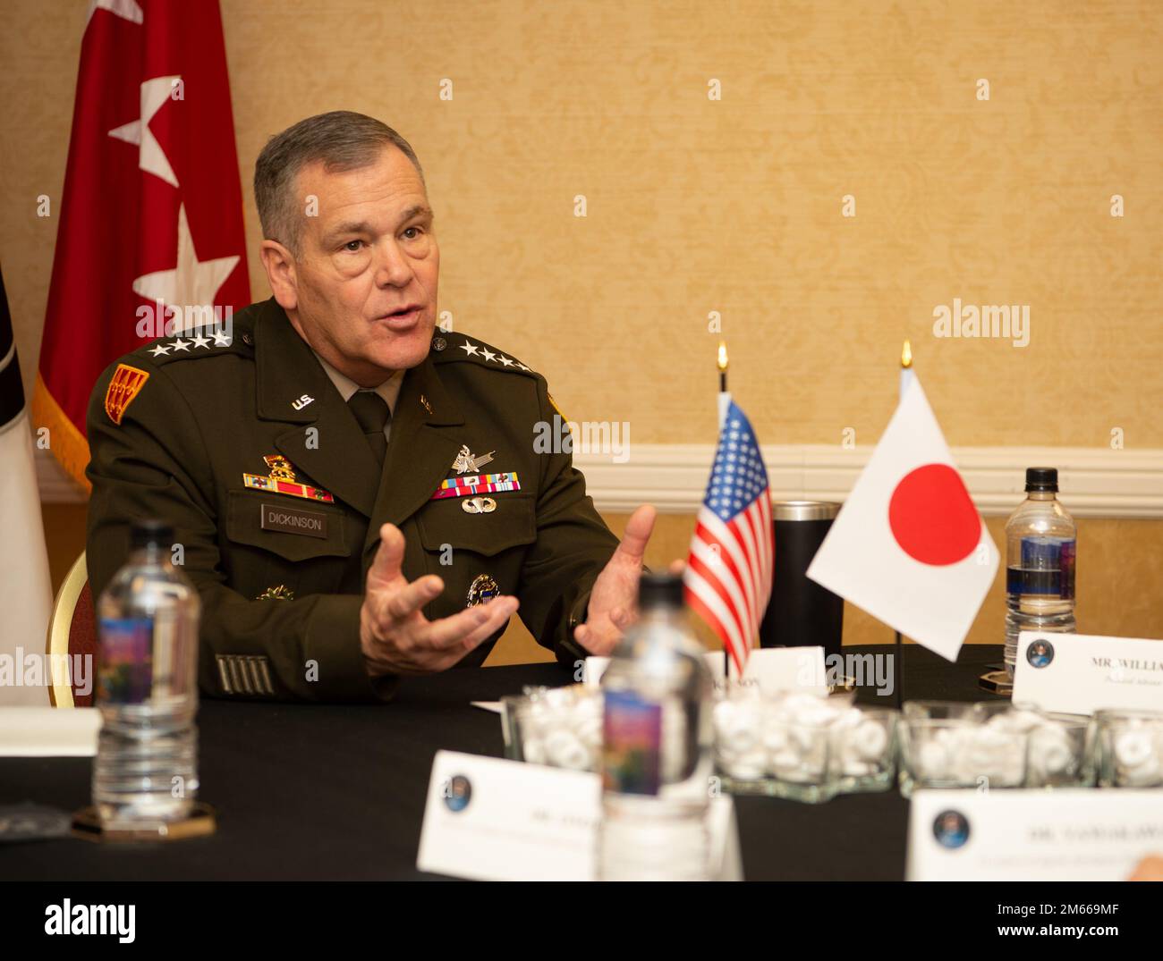 U.S. Army Gen. James Dickinson, U.S. Space Command commander, discusses ...