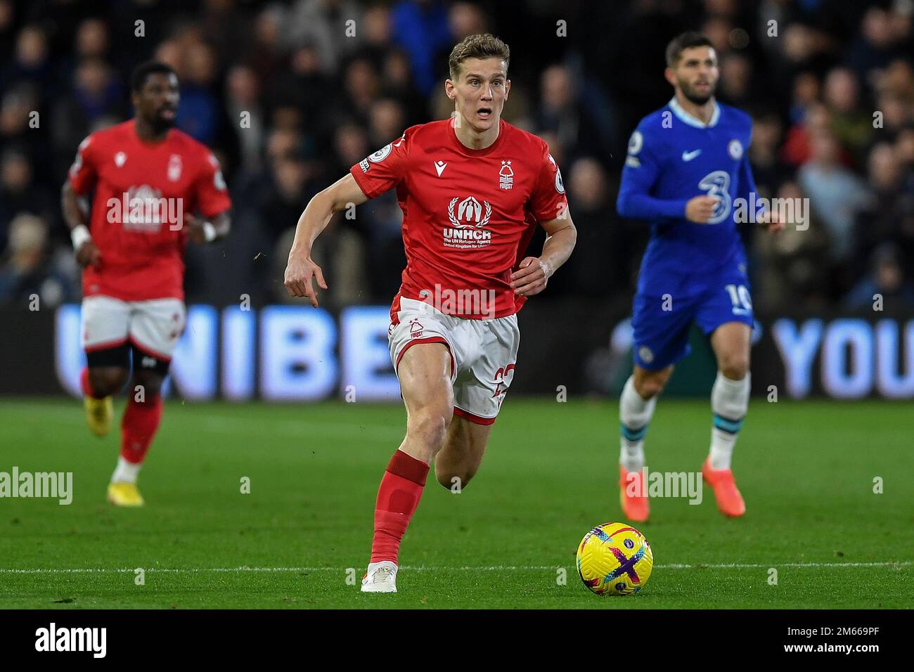 Ryan Yates of Nottingham Forest in action during the Premier League ...