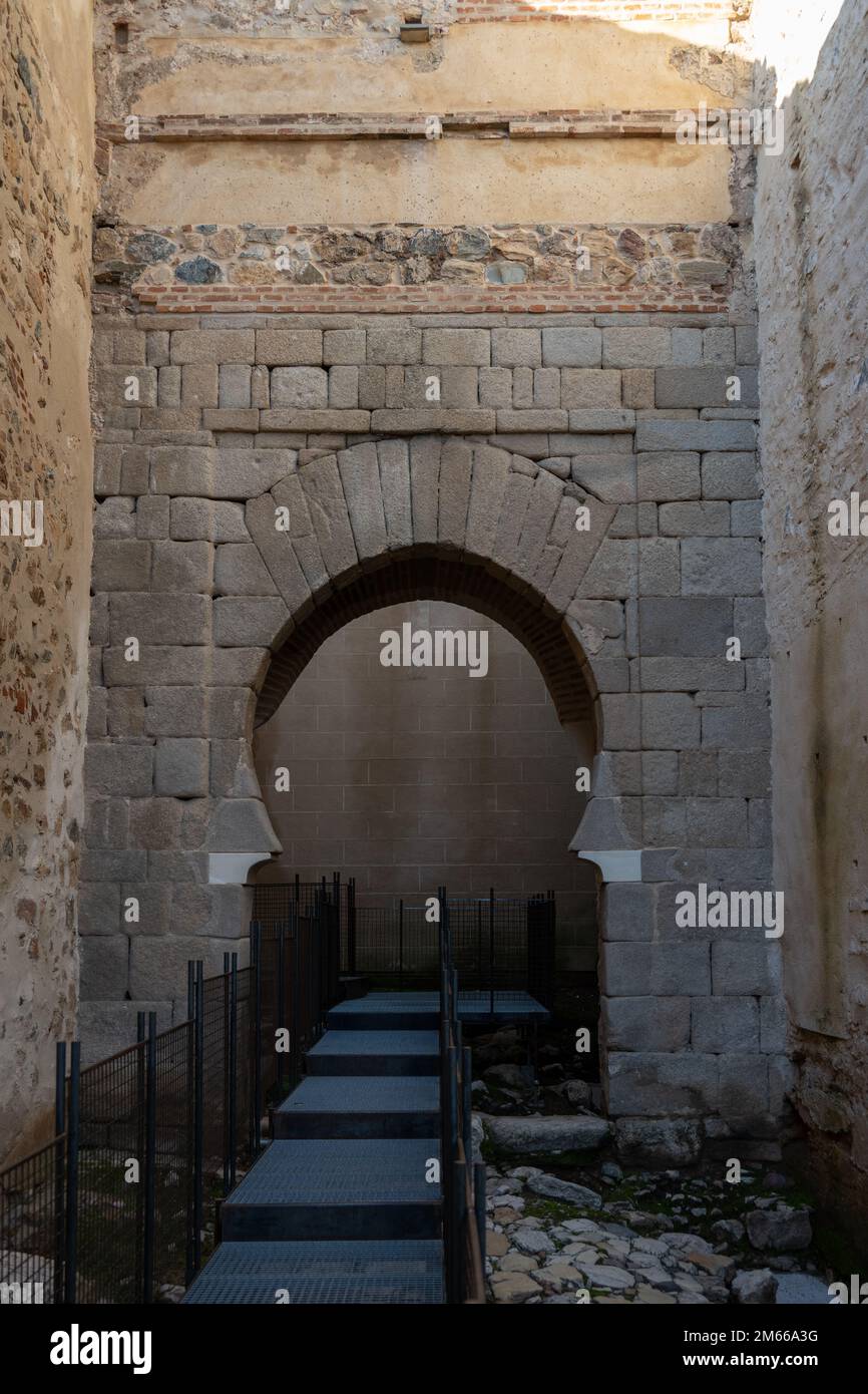 The Alcazaba of Badajoz, an ancient Moorish citadel in Extremadura ...