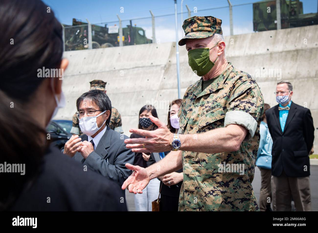 U.S. Marine Corps Maj. Gen. William J. Bowers, commanding general of ...