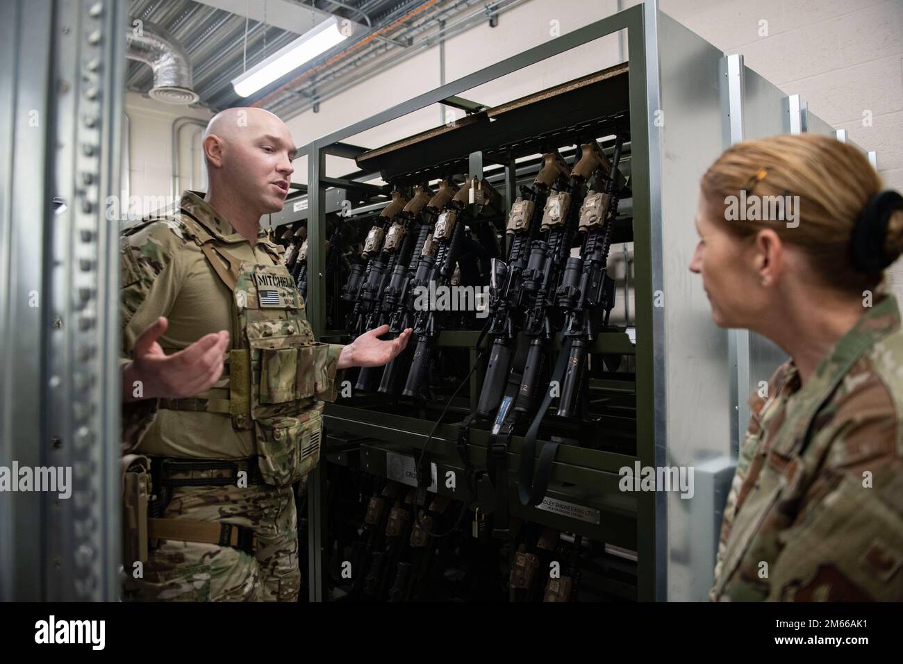 U.S. Air Force Staff Sgt. Kevin Mitchell, 422d Security Forces Squadron ...