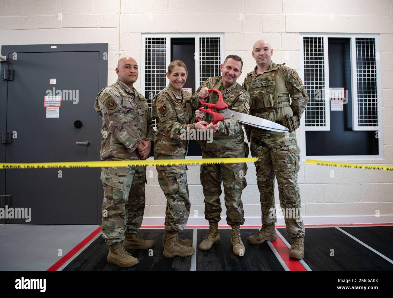 U.S. Air Force Col. Lisa M. Wildman, center-left, 501st Combat Support ...