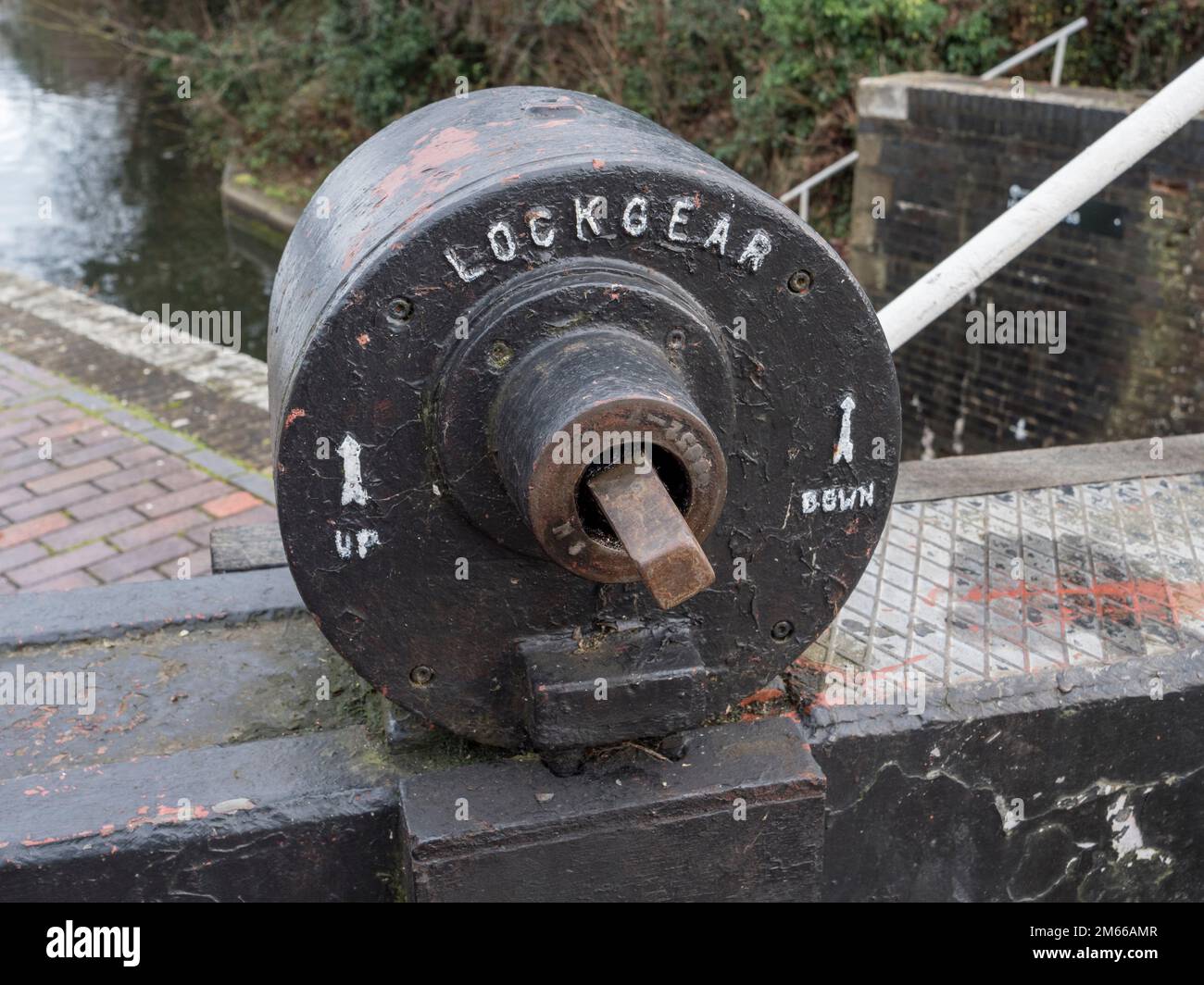 The 19th cemntury lockgear still in use on Hanwell Locks on the Grand ...
