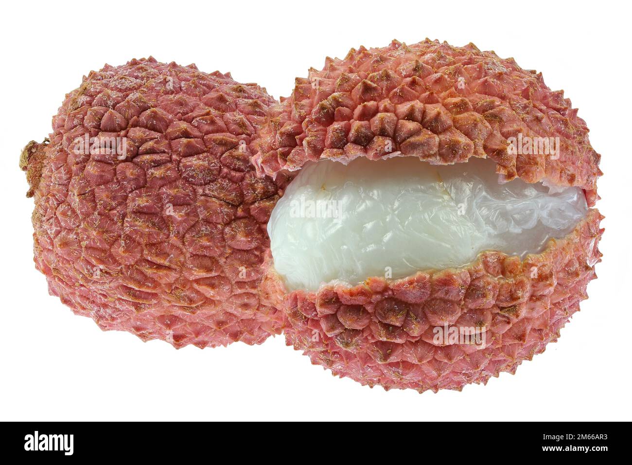 Lychees isolated on white background Stock Photo - Alamy