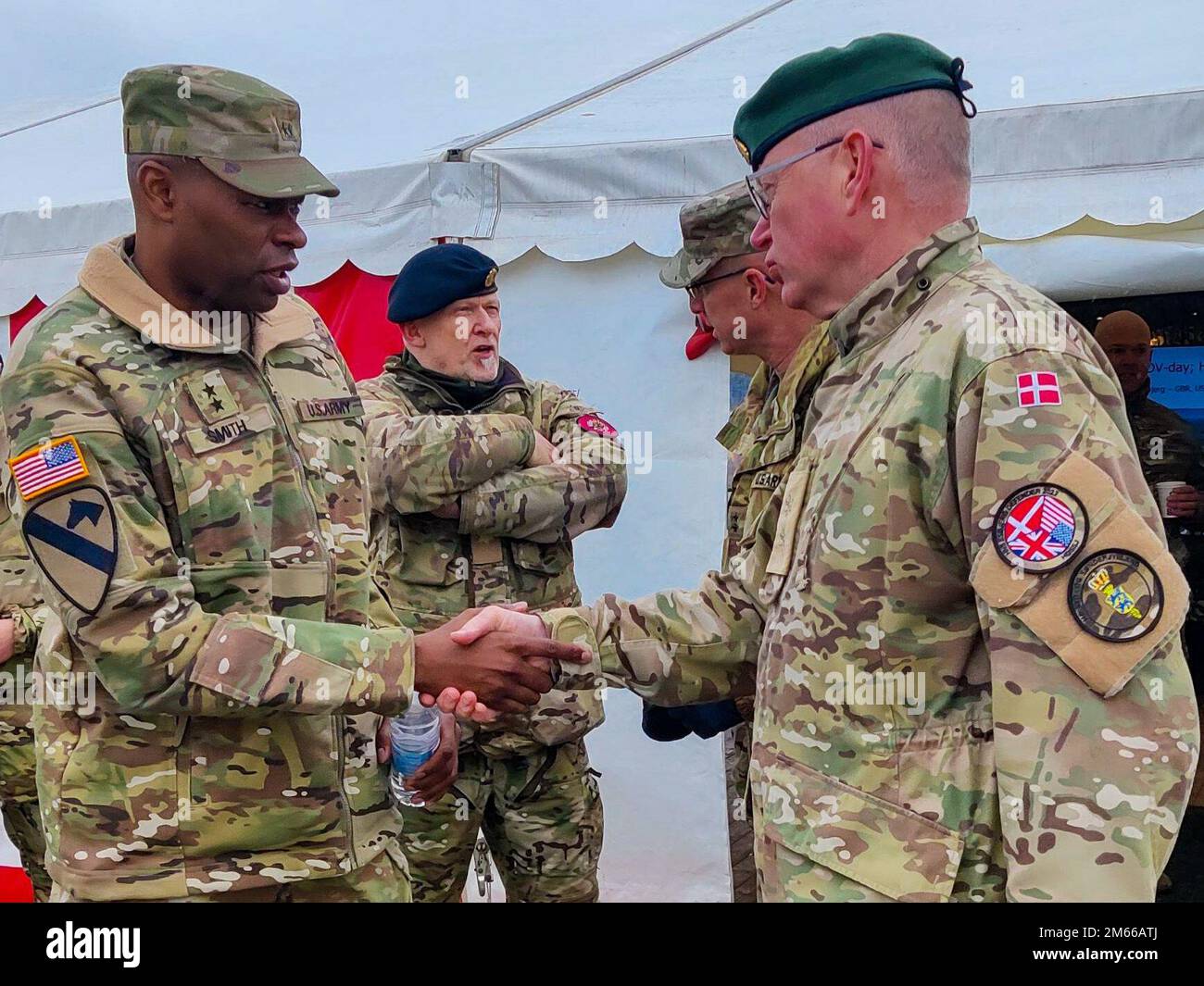 ESBJERG, DENMARK (April 6, 2022) Maj. Gen. James M. Smith, commander, U.S. Army 21st Theater ...