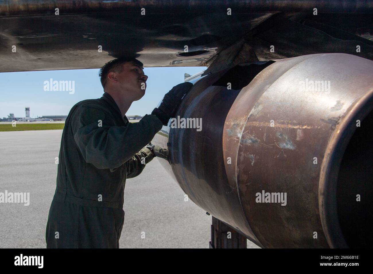 U.S. Marine Corps Cpl. Tyler Rogers with Aircraft Rescue Fire Fighting ...