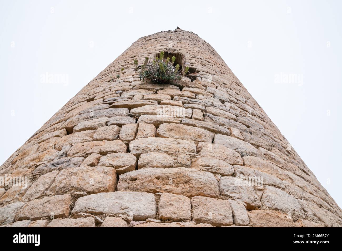 Sant Gervàs castle, medieval castle. The castle is part of a network of ...