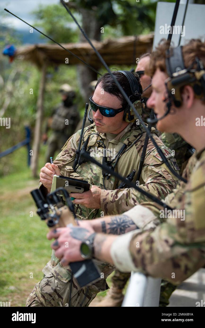 A U.S. Air Force combat aviation advisor from the 6th Special ...