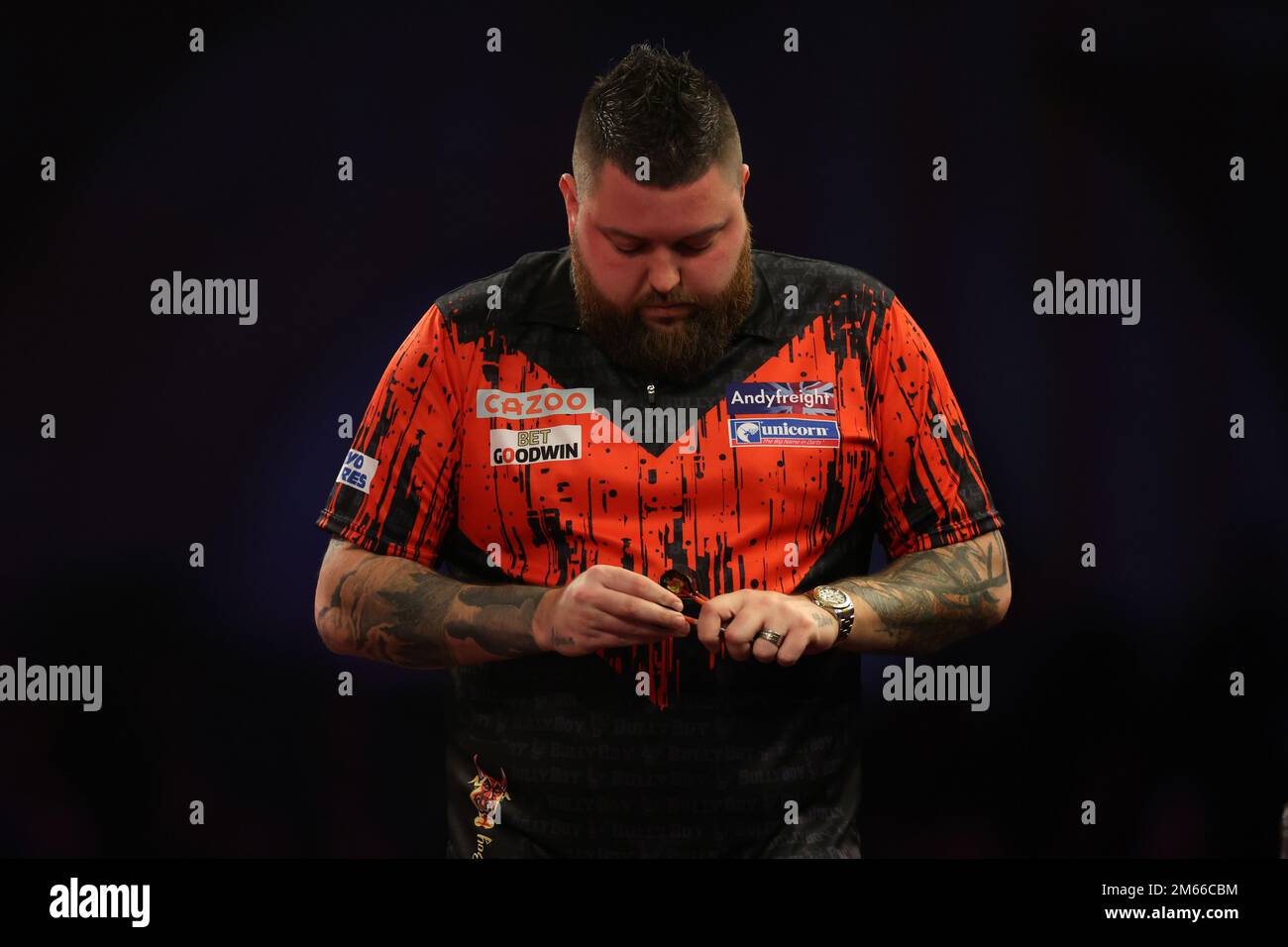 Alexandra Palace, London, UK. 2nd Jan, 2023. 2022/23 PDC Cazoo World ...