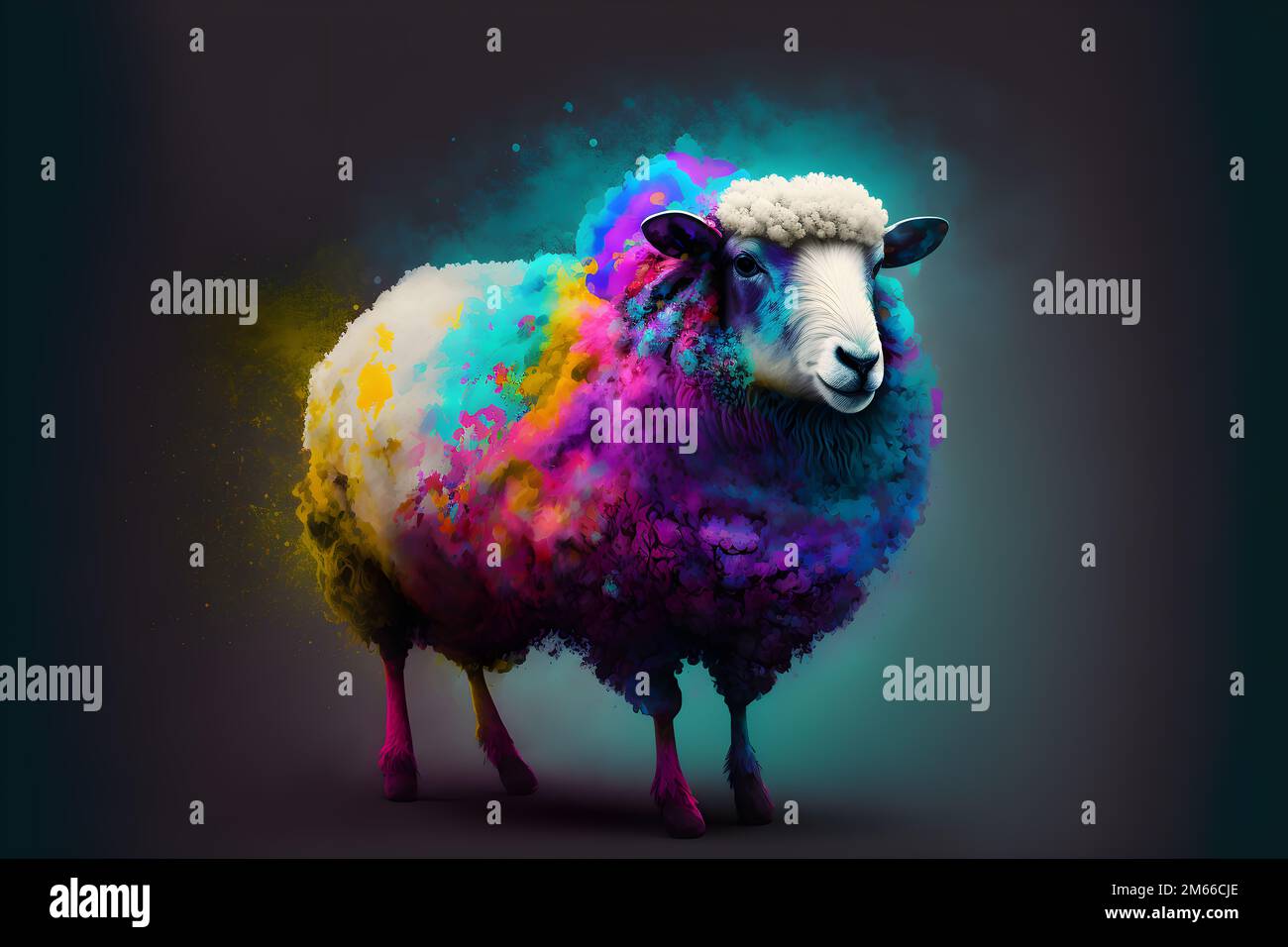 Sheep abstract art hi-res stock photography and images - Alamy