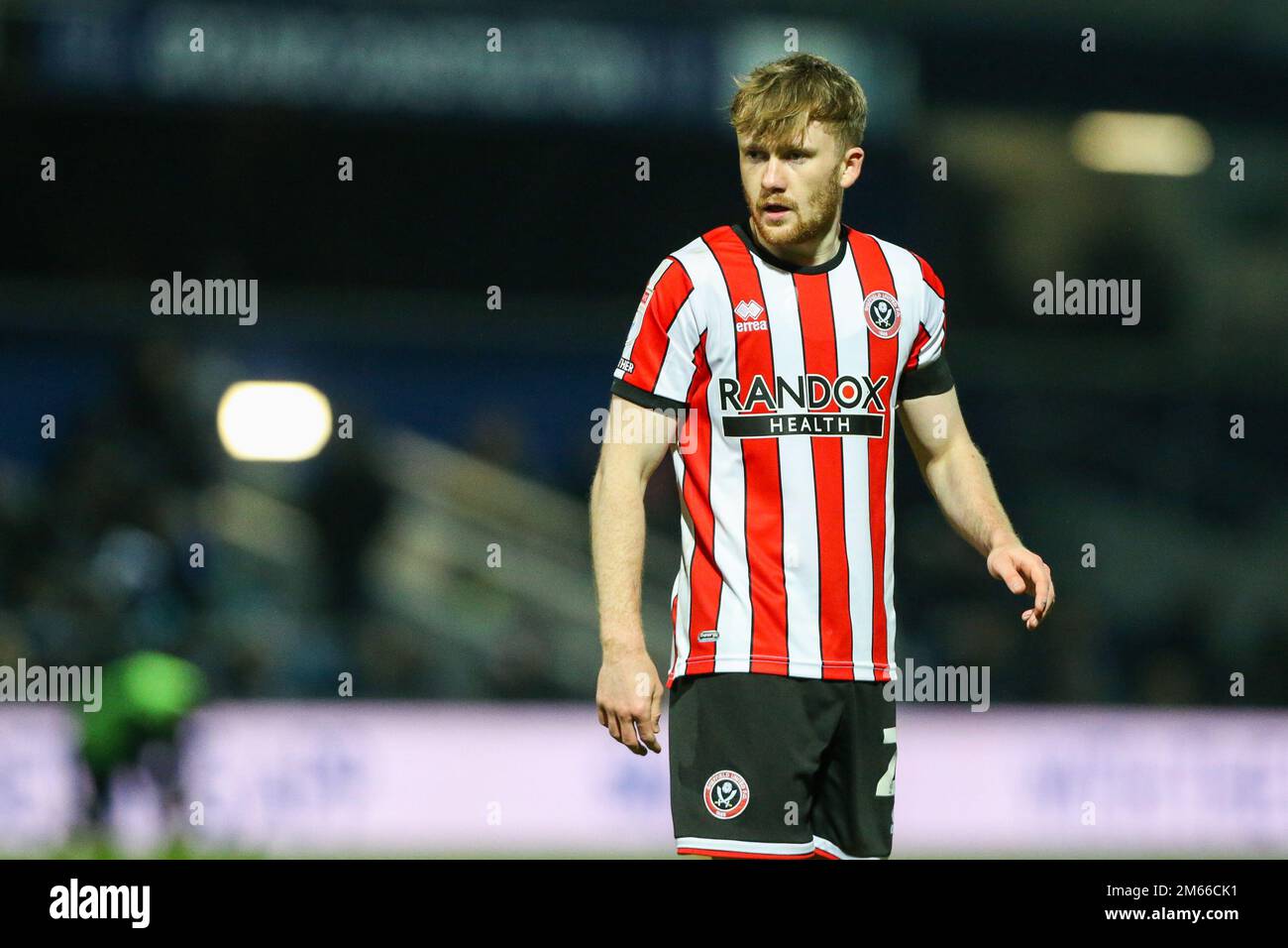 Tommy Doyle #22 of Sheffield United during the Sky Bet Championship ...