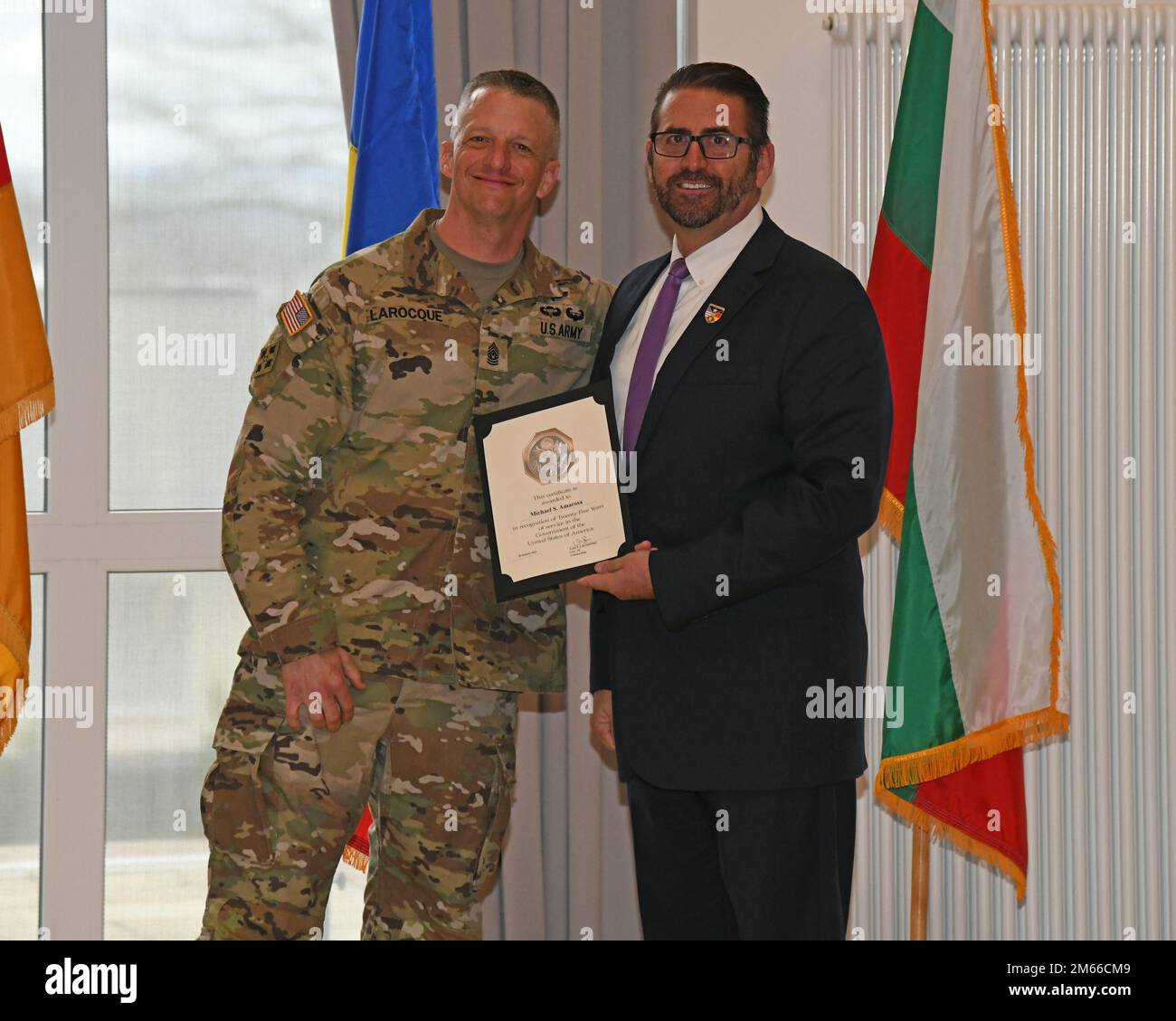 U.S. Army Garrison Rheinland-Pfalz Command Sgt. Maj. Stephen J ...