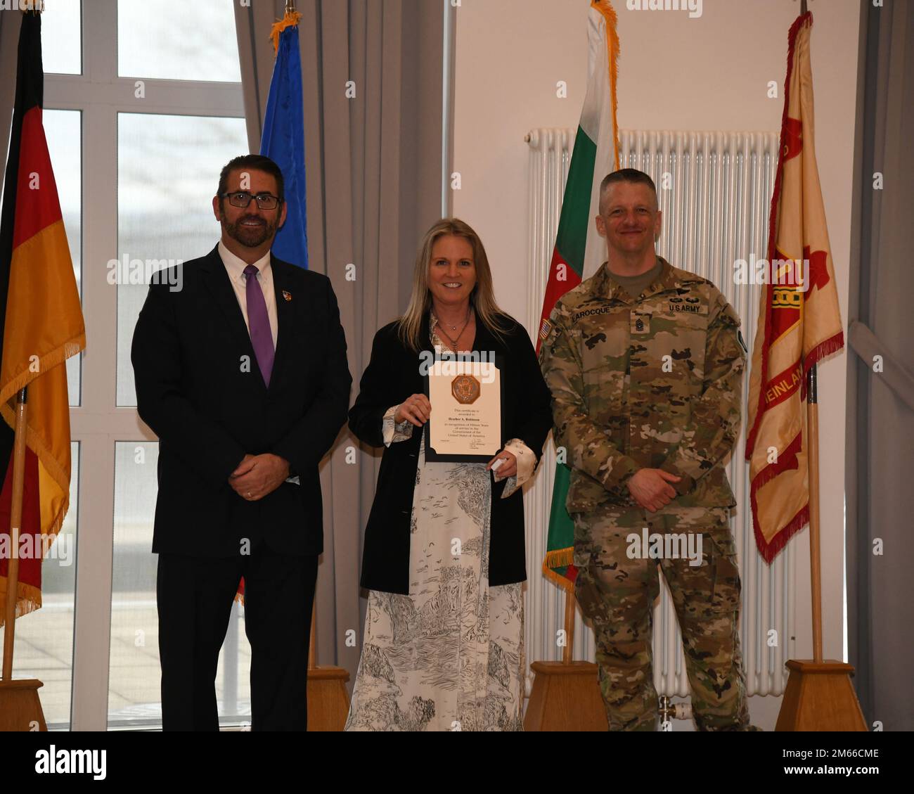 Michael S. Amarosa, USAG Rheinland Pfalz Deputy Garrison Commander, and ...