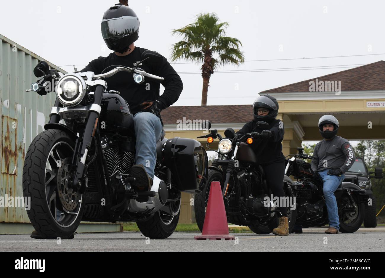 From left, U.S. Air Force Airman 1st Class Nate Ward, 325th Logistics ...