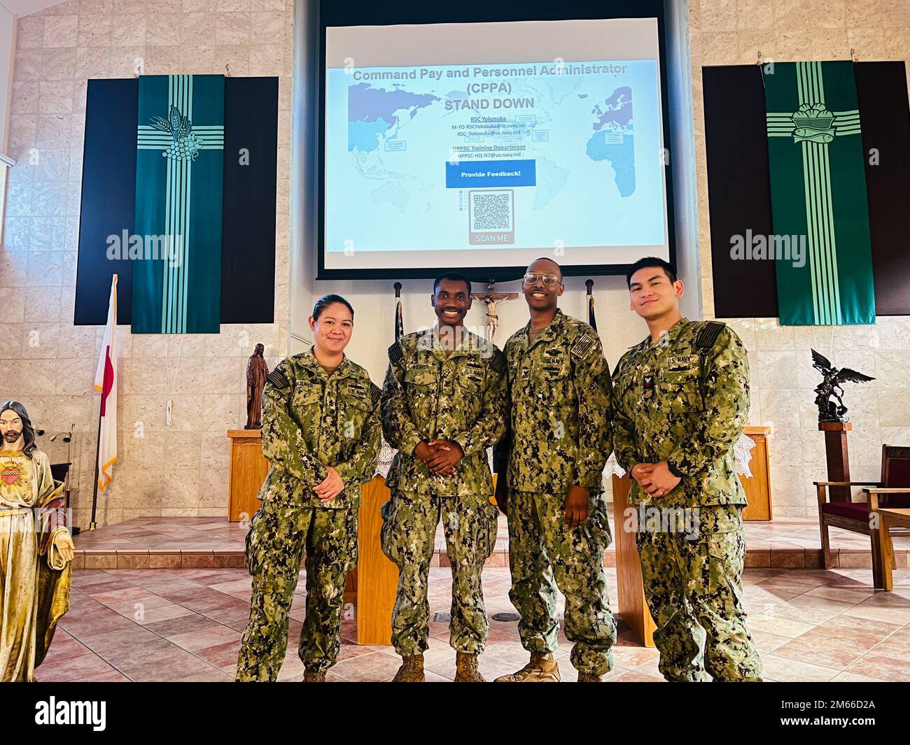 YOKOSUKA, Japan (Aug. 4, 2022) — Members of Commander, Fleet Activities ...