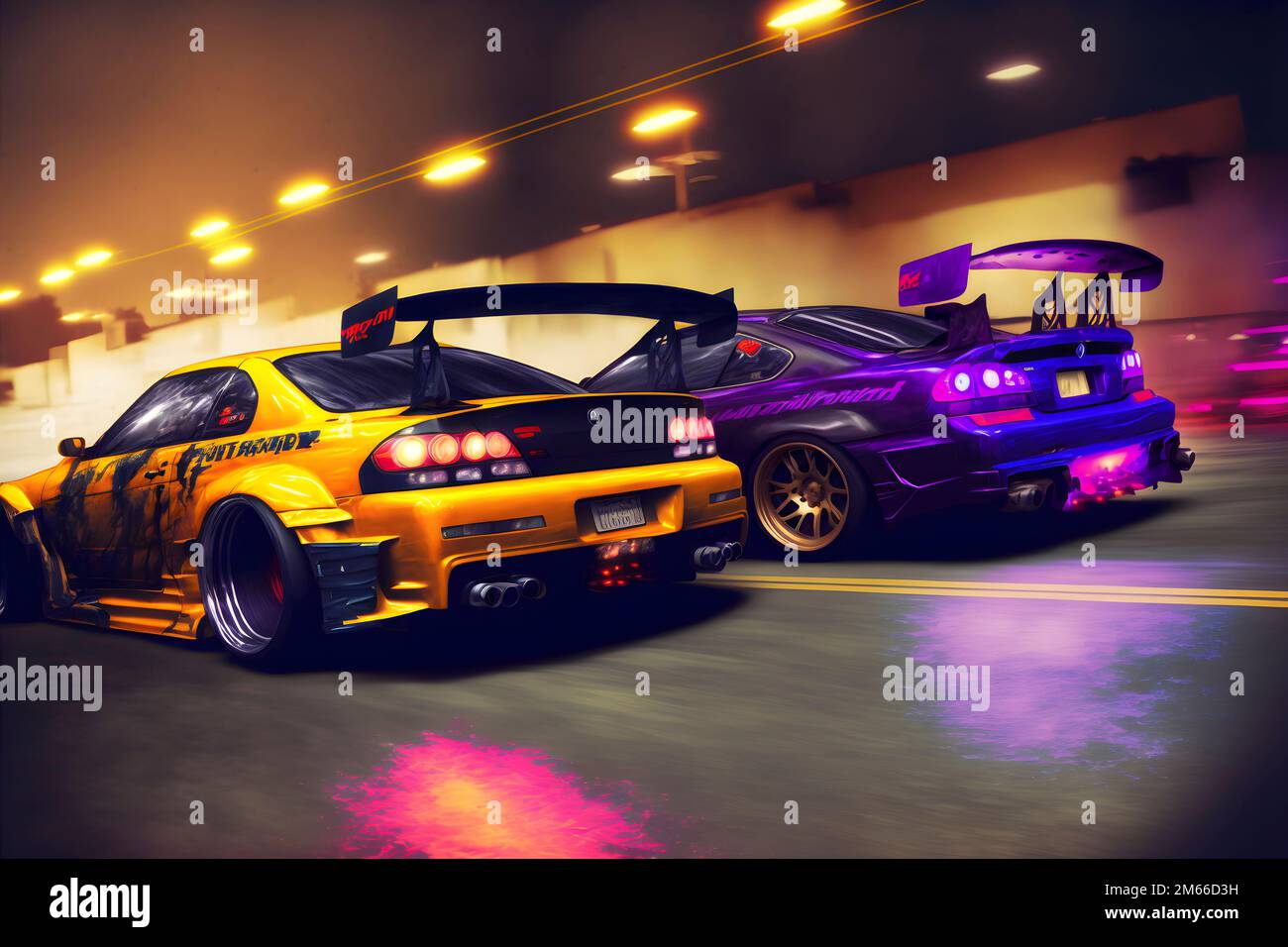 Car racing and street and two hi-res stock photography and images - Alamy