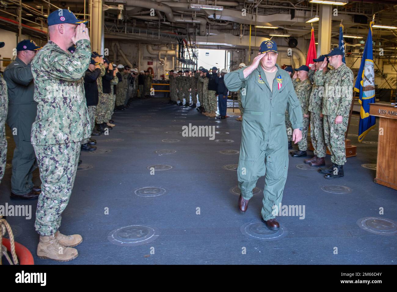 SASEBO, Japan (April 7, 2022) Capt. Ken Ward, sixth commanding officer ...