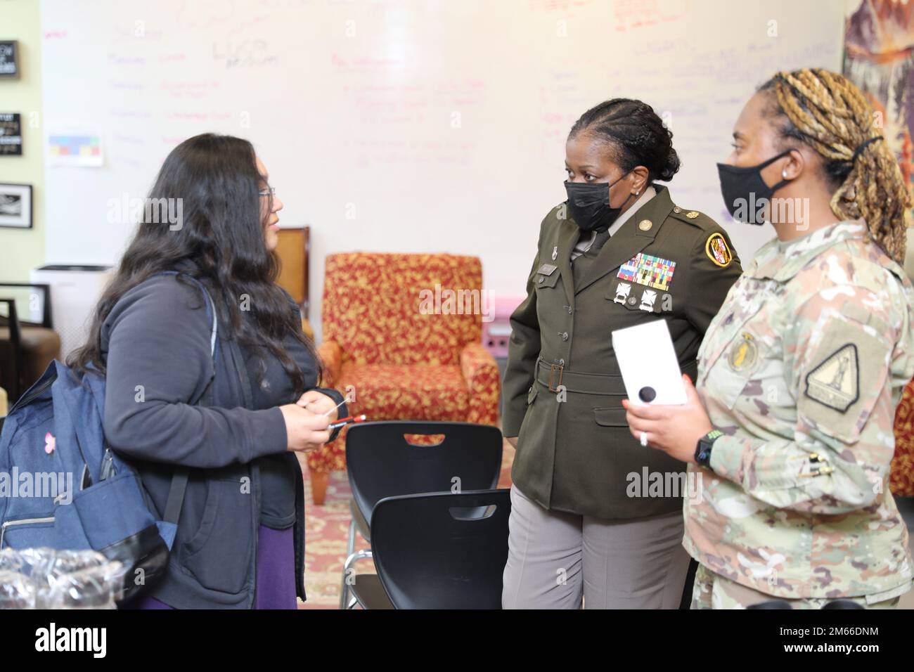 Command Sgt. Maj. Perlisa Wilson, senior enlisted leader of the ...