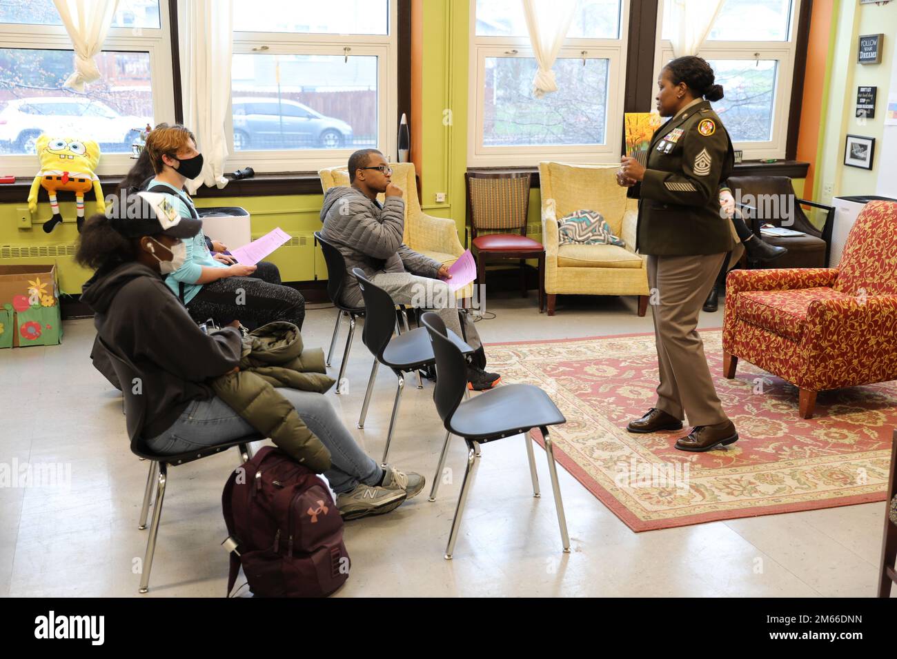 Command Sgt. Maj. Perlisa Wilson, senior enlisted leader of the ...