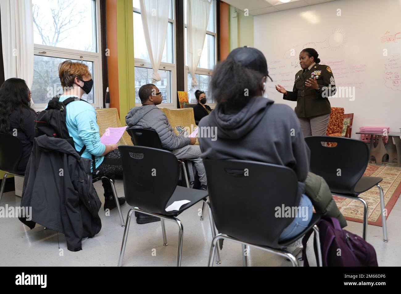 Command Sgt. Maj. Perlisa Wilson, senior enlisted leader of the ...