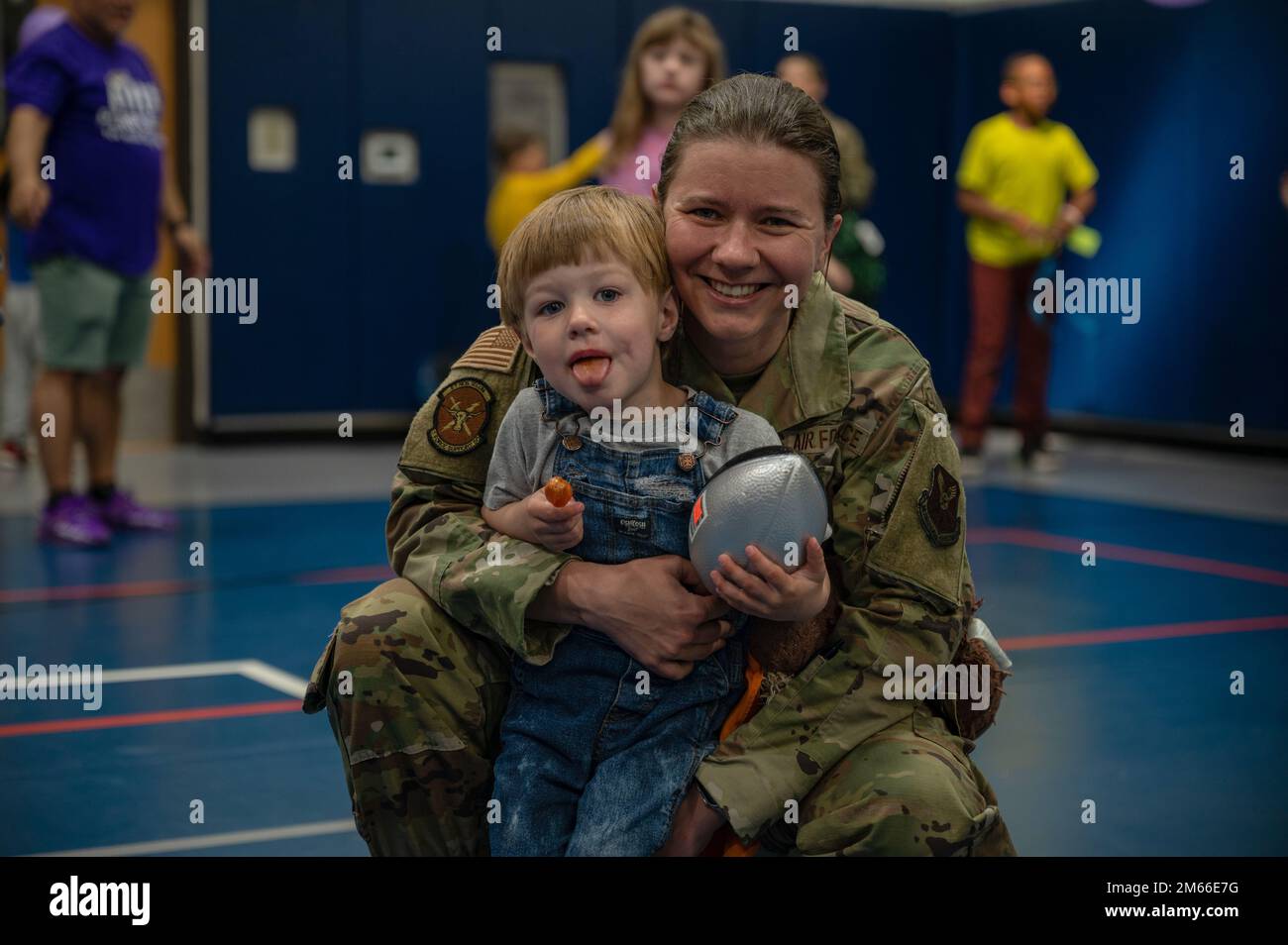 Maj. Amy Jenkins, 7th Force Support Squadron commander, poses for a ...