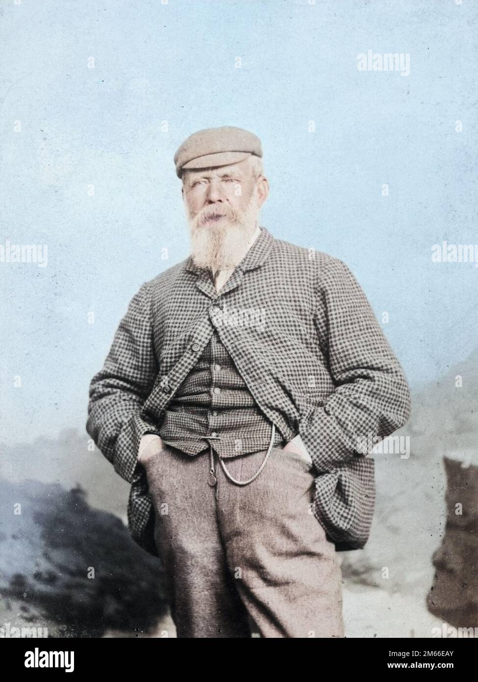 Circa 1900 - Scottish golf player "Old Tom" Morris Cabinet Photograph ...