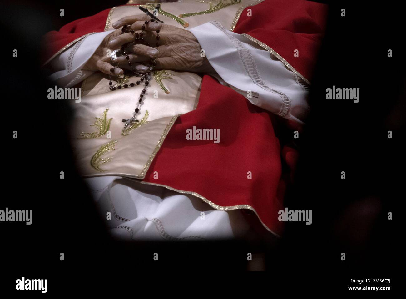 Vatican City, Vatican, 2 January 2023. The body of the late Pope ...
