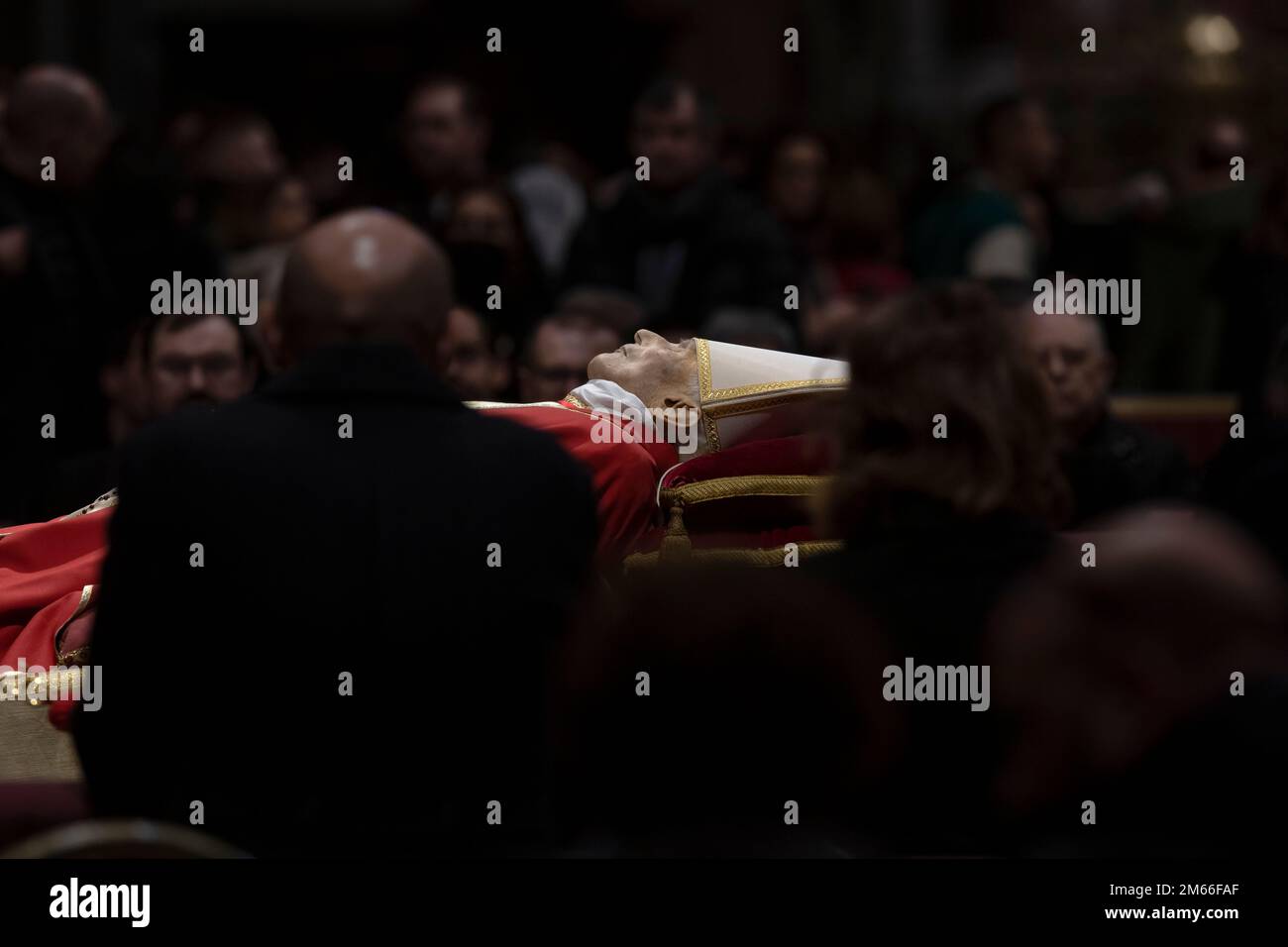 Vatican City, Vatican, 2 January 2023. The body of the late Pope ...