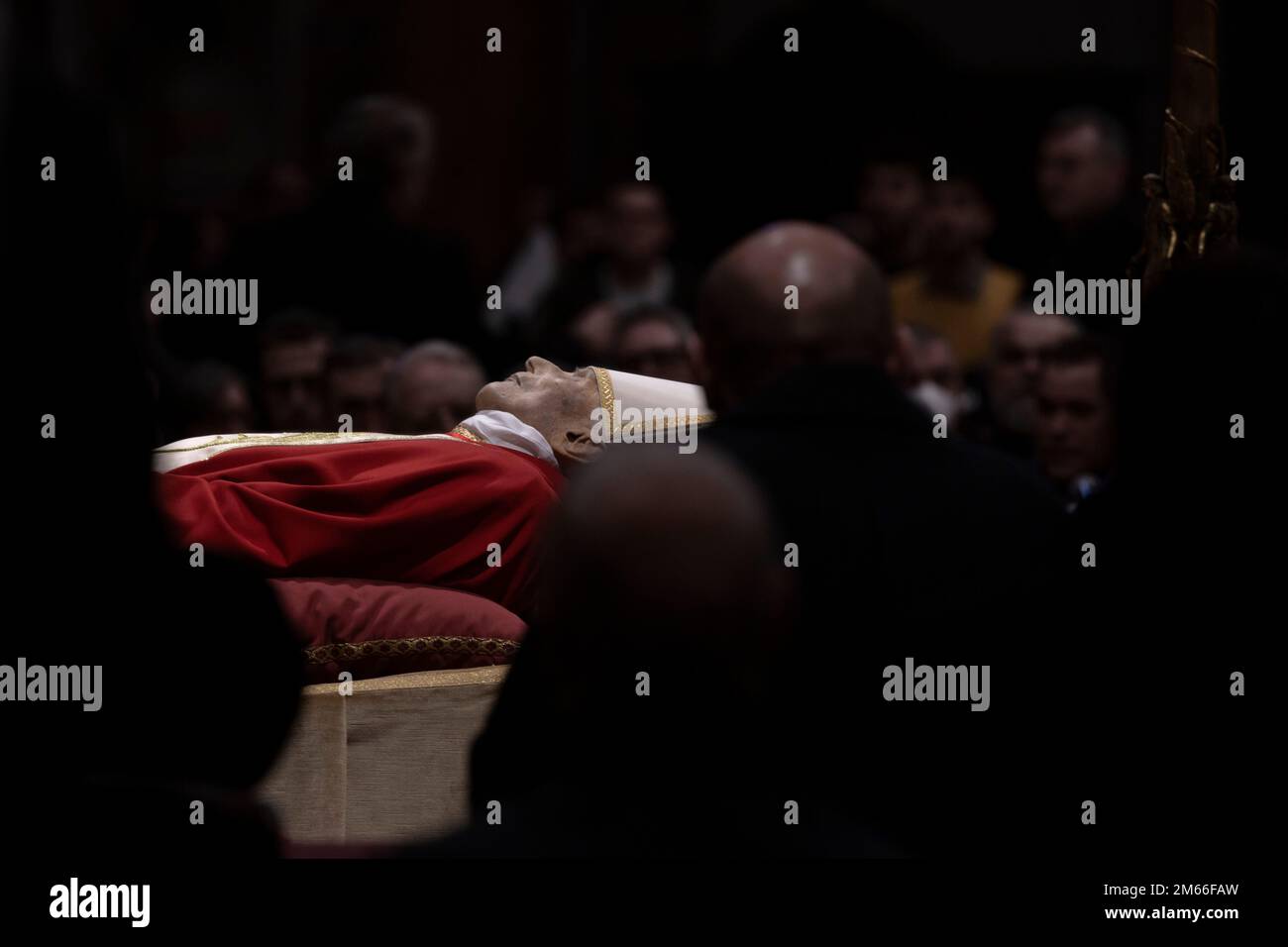 Vatican City, Vatican, 2 January 2023. The body of the late Pope ...