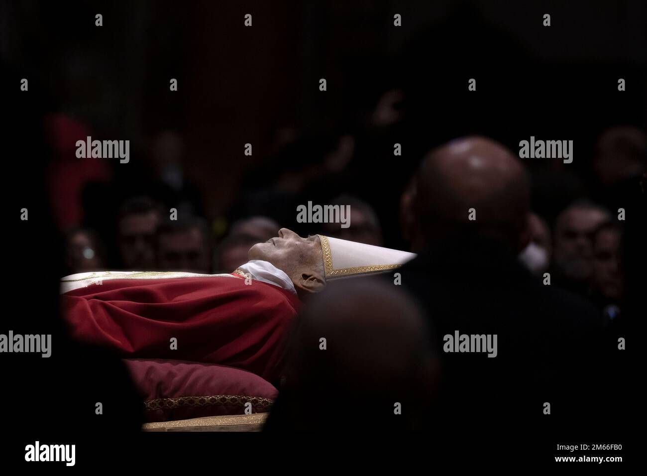 Vatican City, Vatican, 2 January 2023. The body of the late Pope ...